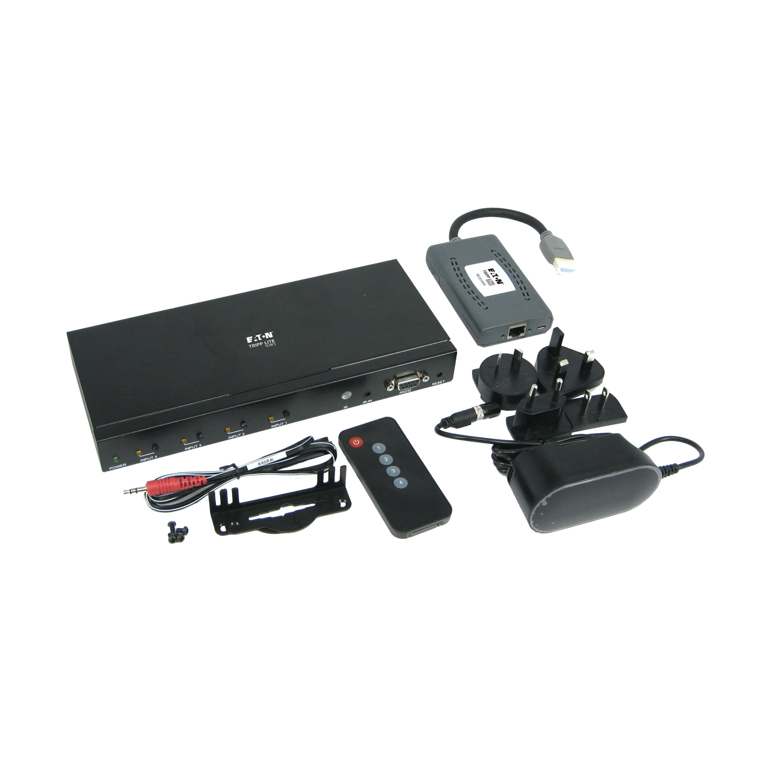 Presentation Switcher, 4 x Video Sources to 1 HDMI 4K Display, 50-ft ...