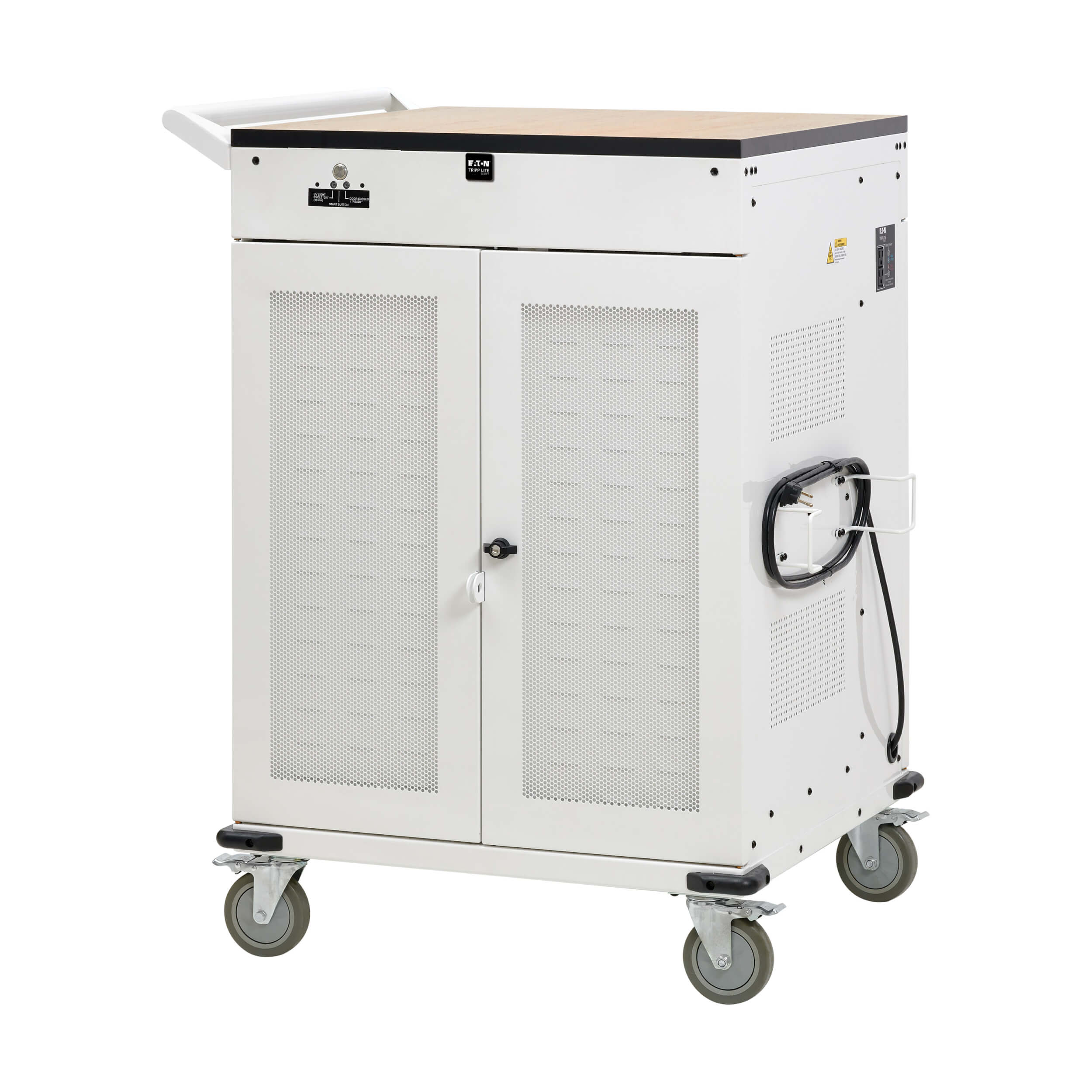 36-Device Mobile Charging Cart, 120V, UV Sanitation | Eaton