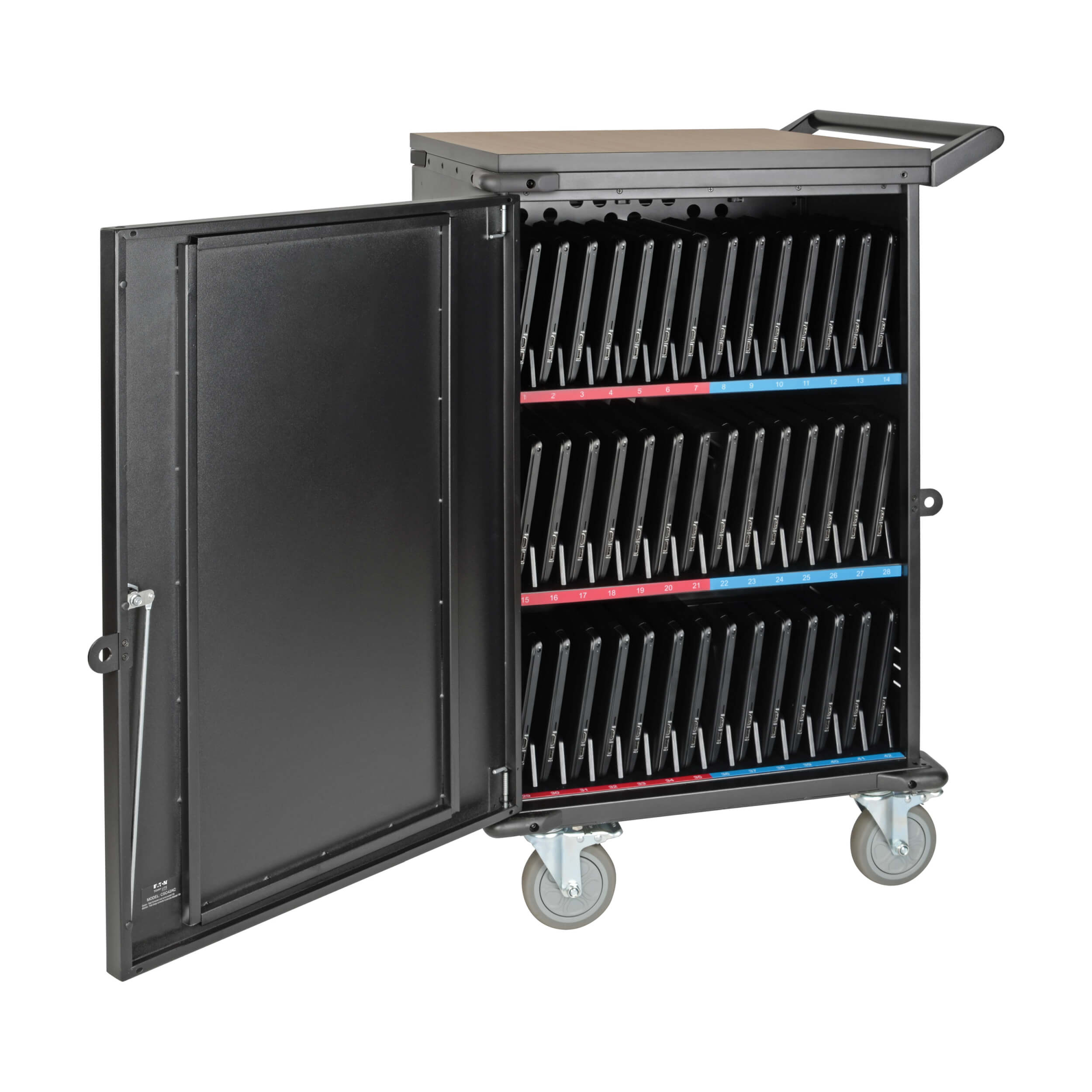 48-Device AC Charging Cart for Laptops, Chromebooks, Tablets | Eaton