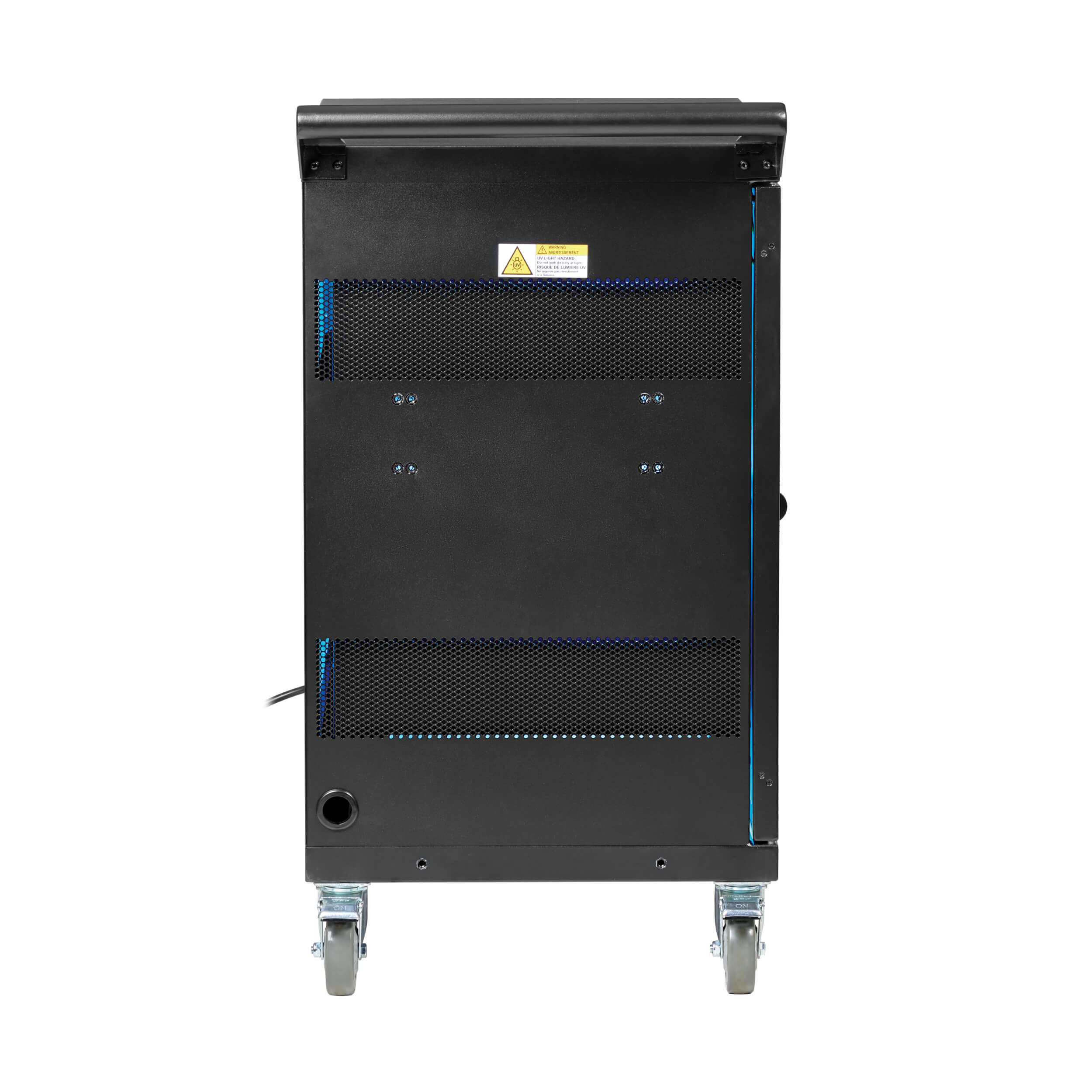 Secure, Sanitizing Storage Cart for Mobile Devices, Top Work Surface ...