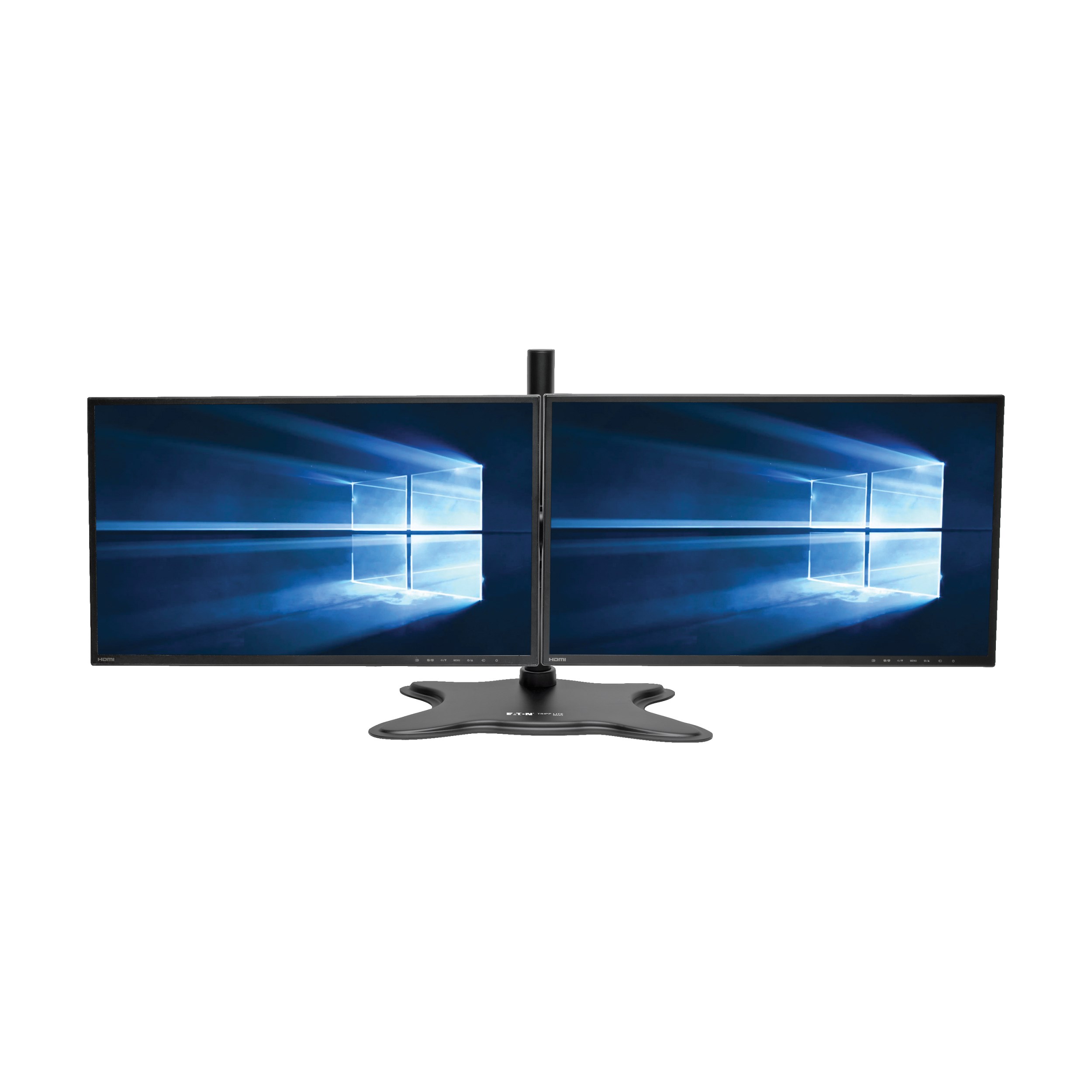 Dual-Monitor Desktop Mount Stand for 13" to 27" Flat-Screen Displays ...