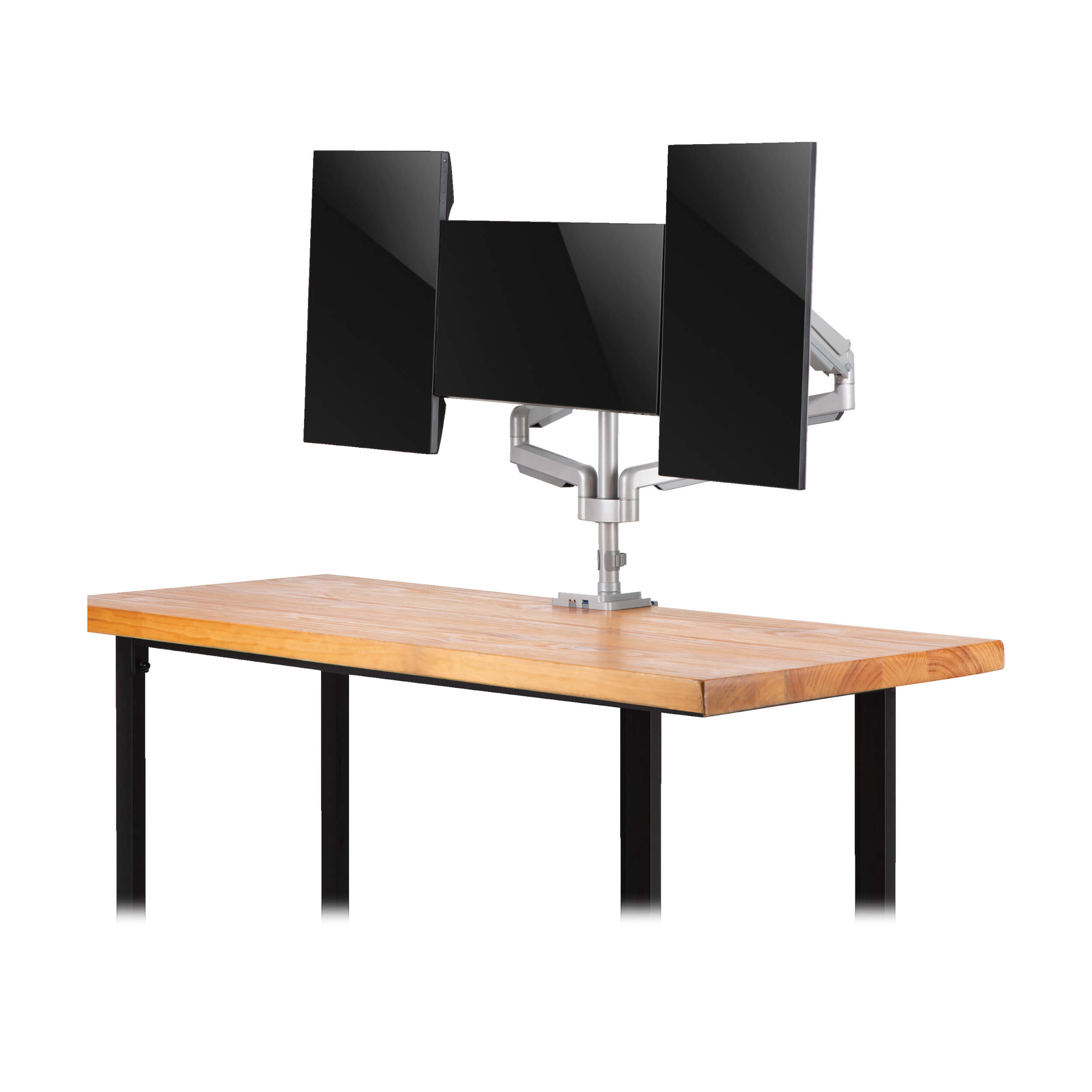 Triple Full Motion Gas Spring Flex Arm Mount for 17-in to 30-in ...