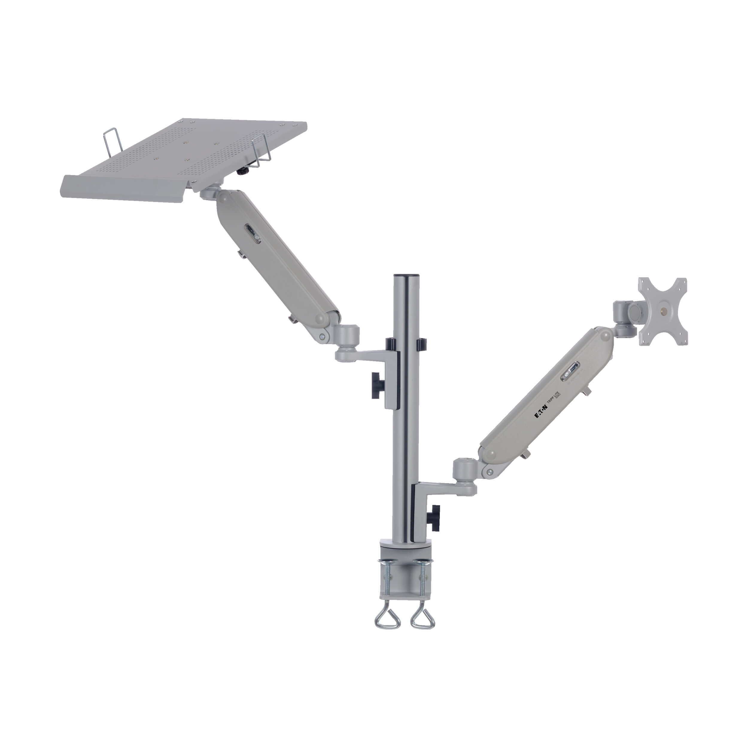 Desktop Mount for Laptops and 17” to 32” Displays, Aluminum | Eaton