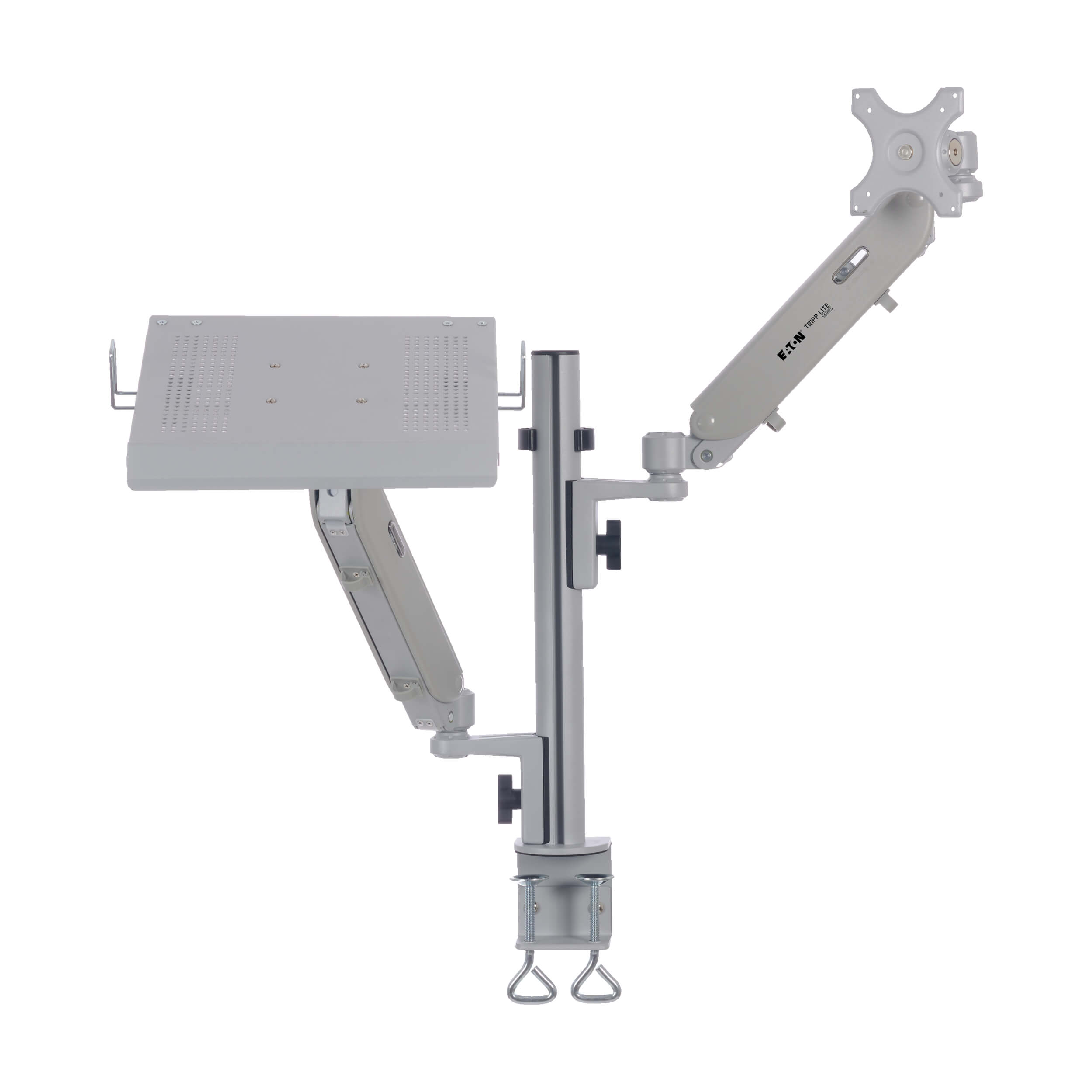 Desktop Mount for Laptops and 17” to 32” Displays, Aluminum | Eaton
