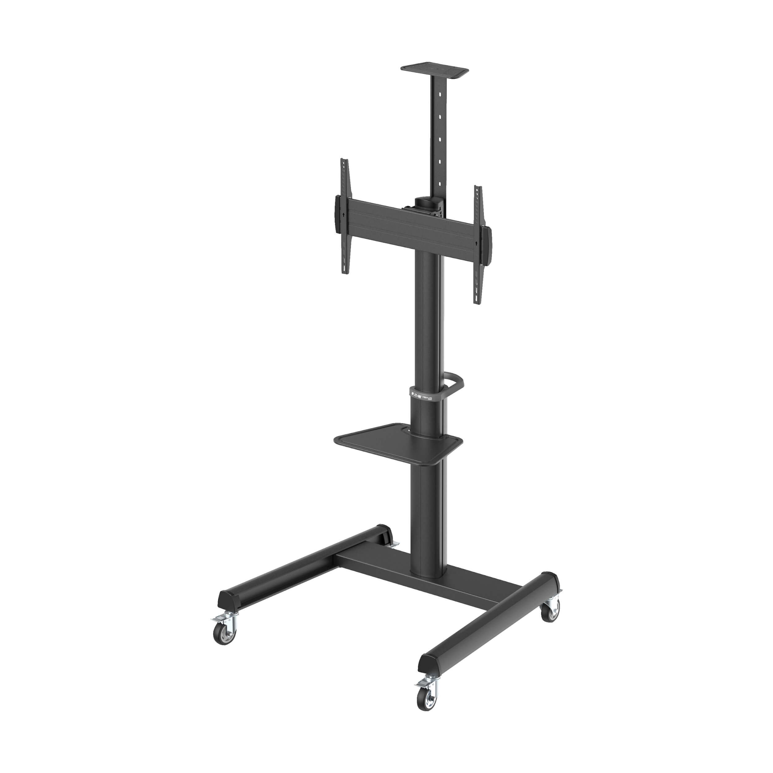 Rolling TV Monitor Cart 37-in to 70-in with Antimicrobial protection ...