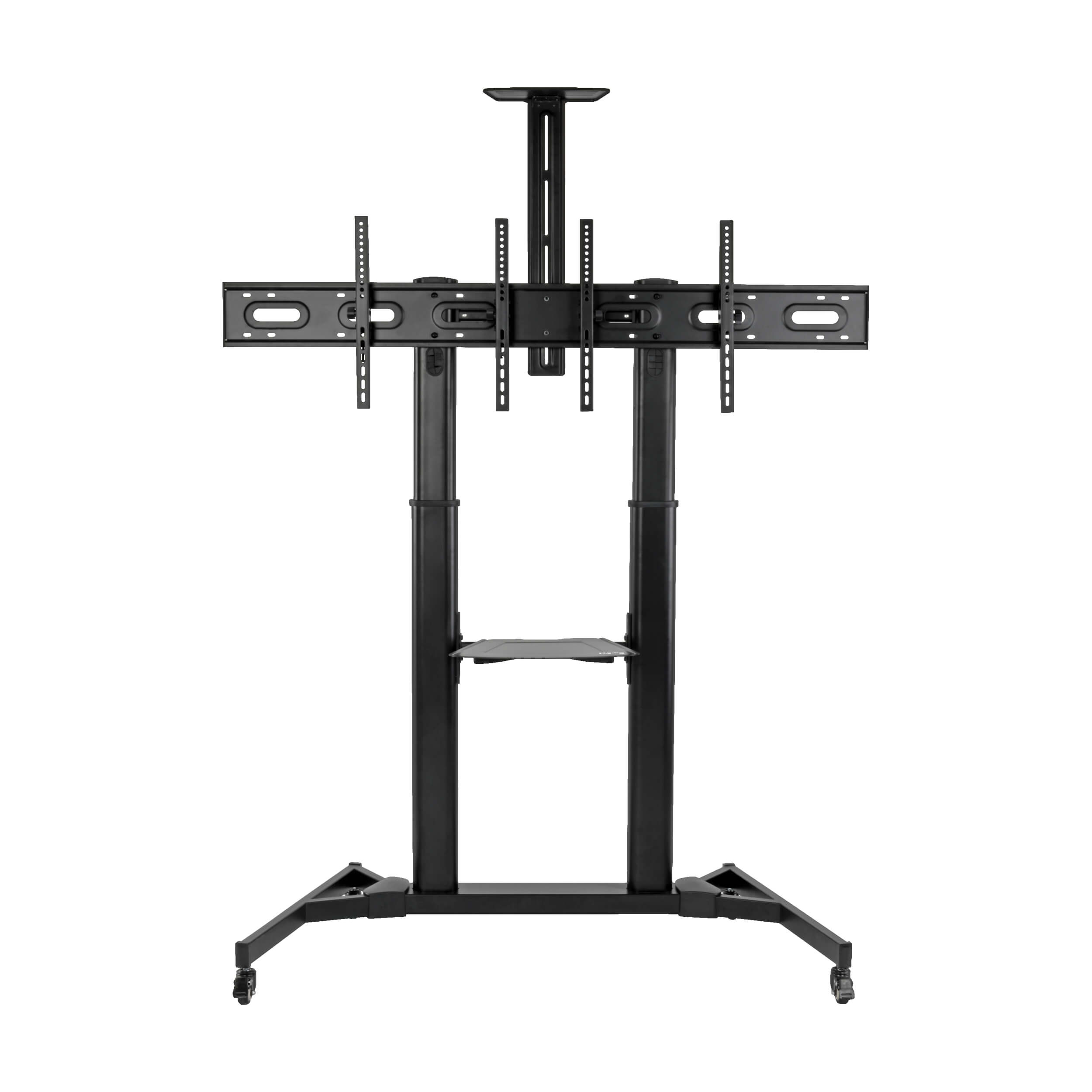 Rolling TV Monitor Cart, Dual Screen, 35-in to 45-in | Eaton