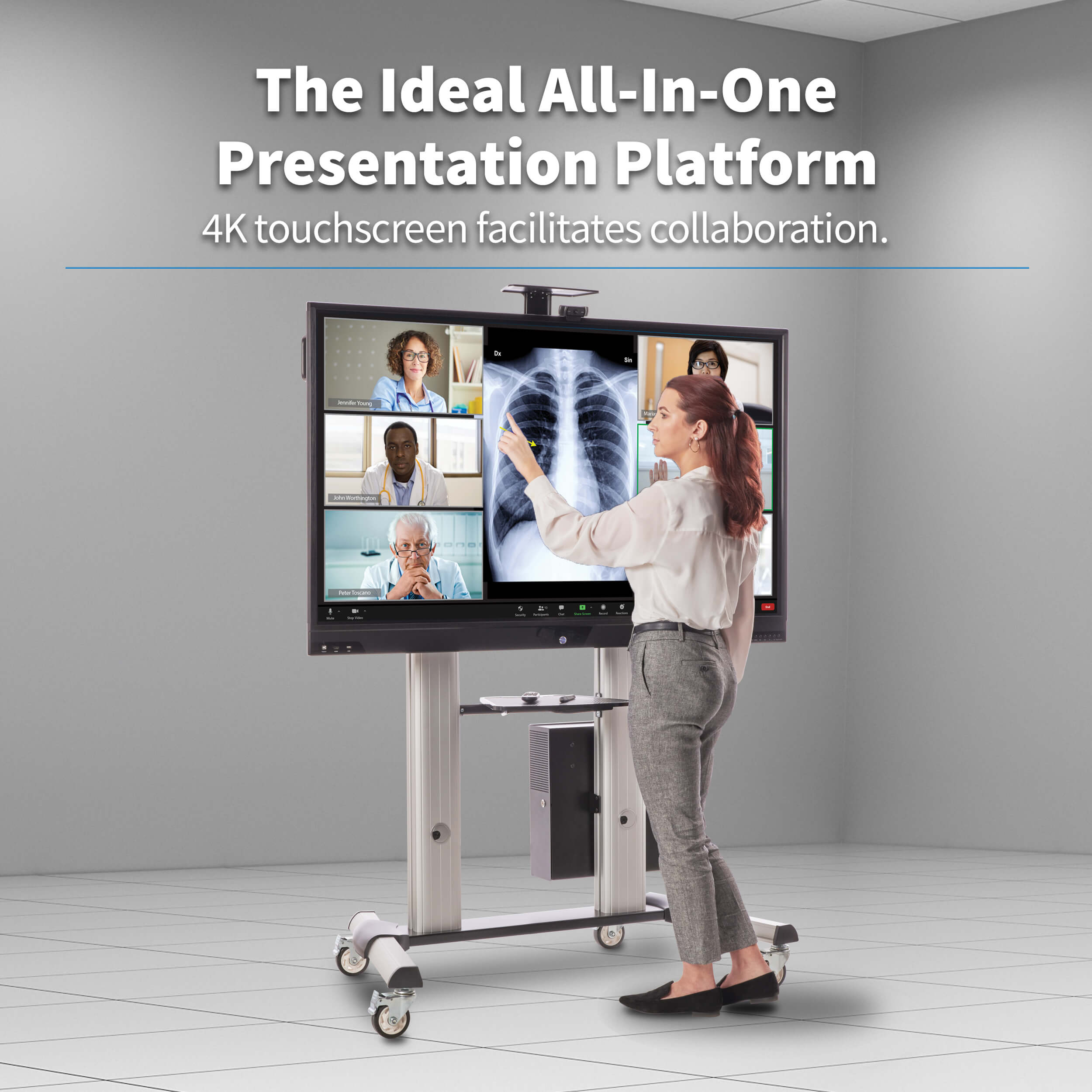 Mobile Interactive Touchscreen Display with Built-In PC | Eaton