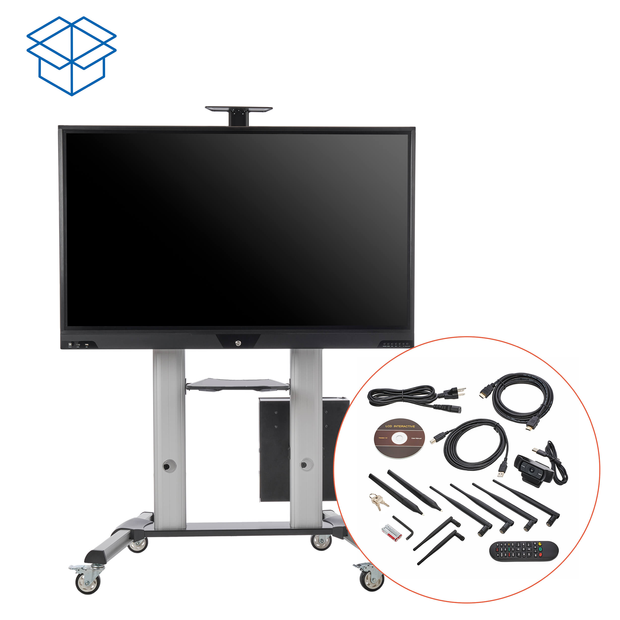 Mobile Interactive Touchscreen Display with Built-In PC | Eaton