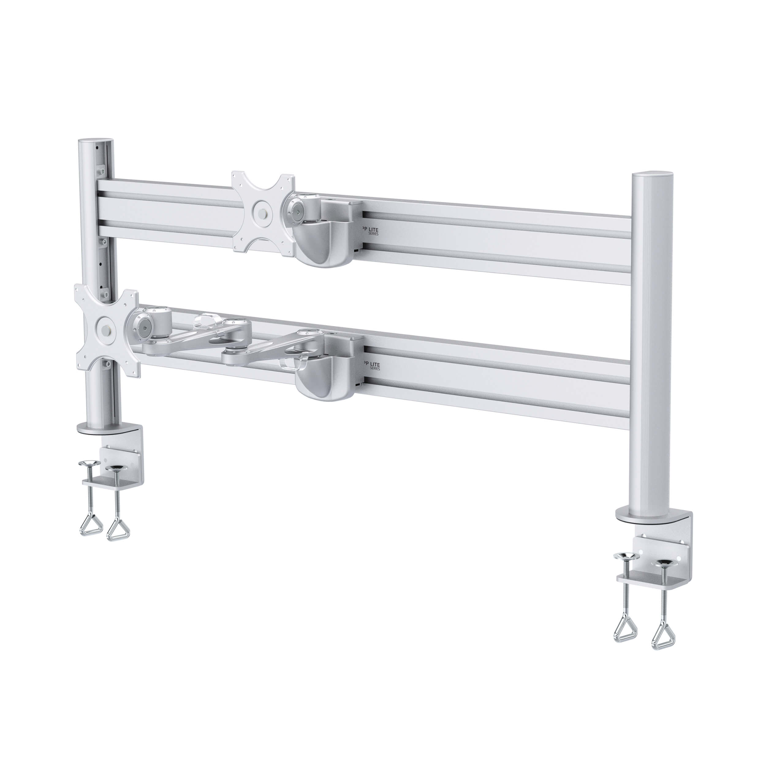 Slat Rail with Posts for Slat Wall System, 40in, TAA | Eaton