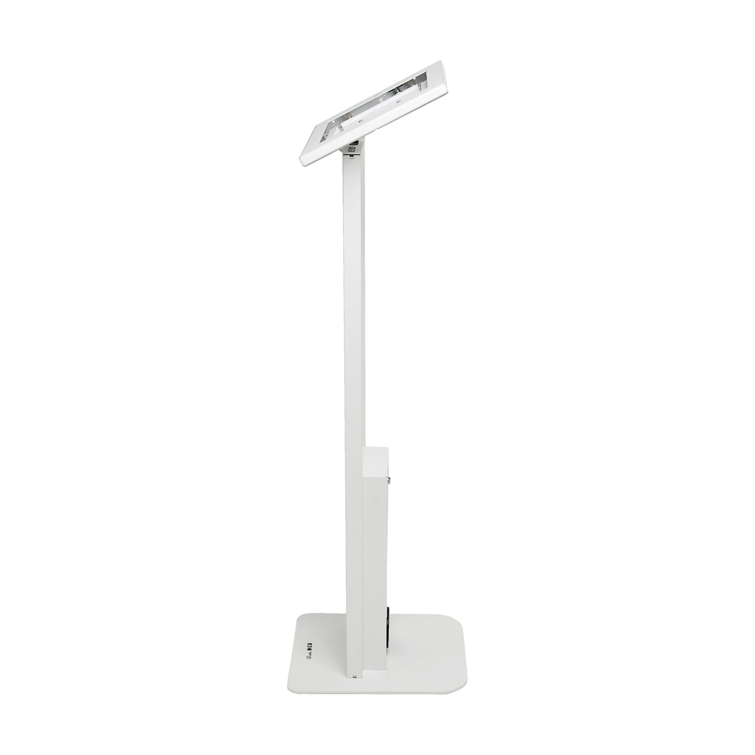 Secure Tablet Floor Stand, White | Eaton