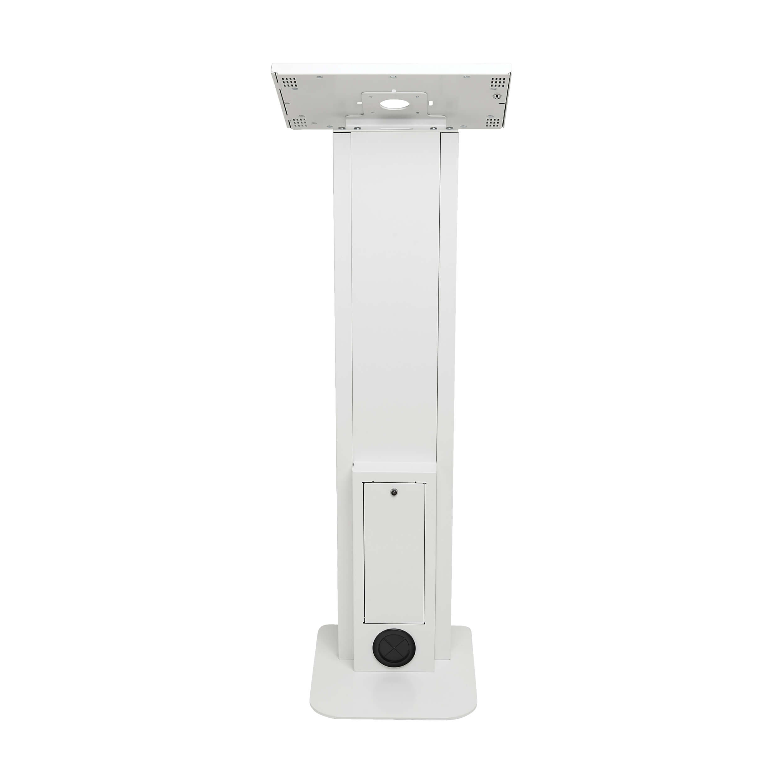 Secure Tablet Floor Stand, White | Eaton