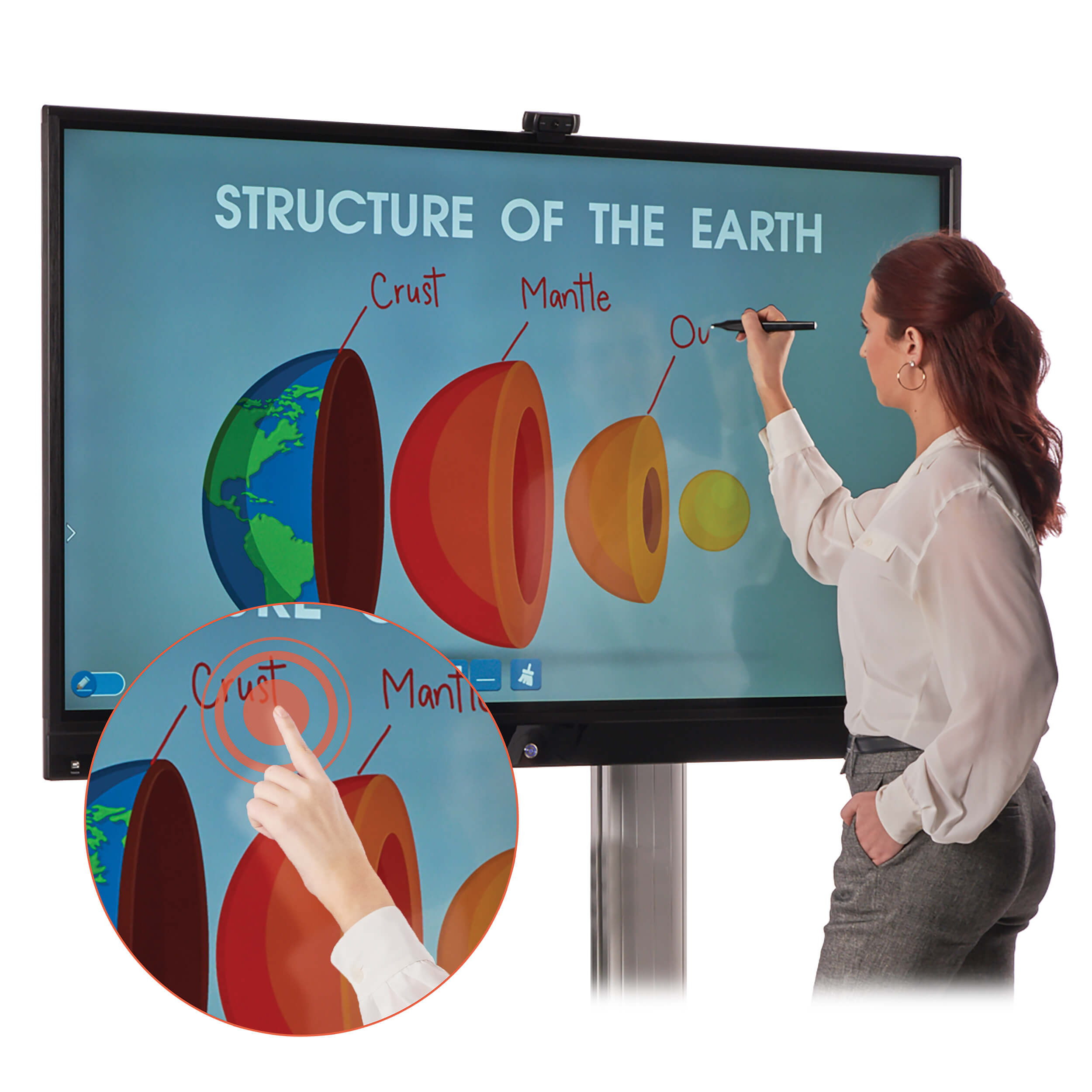 Interactive Touchscreen Display with Built-In PC | Eaton