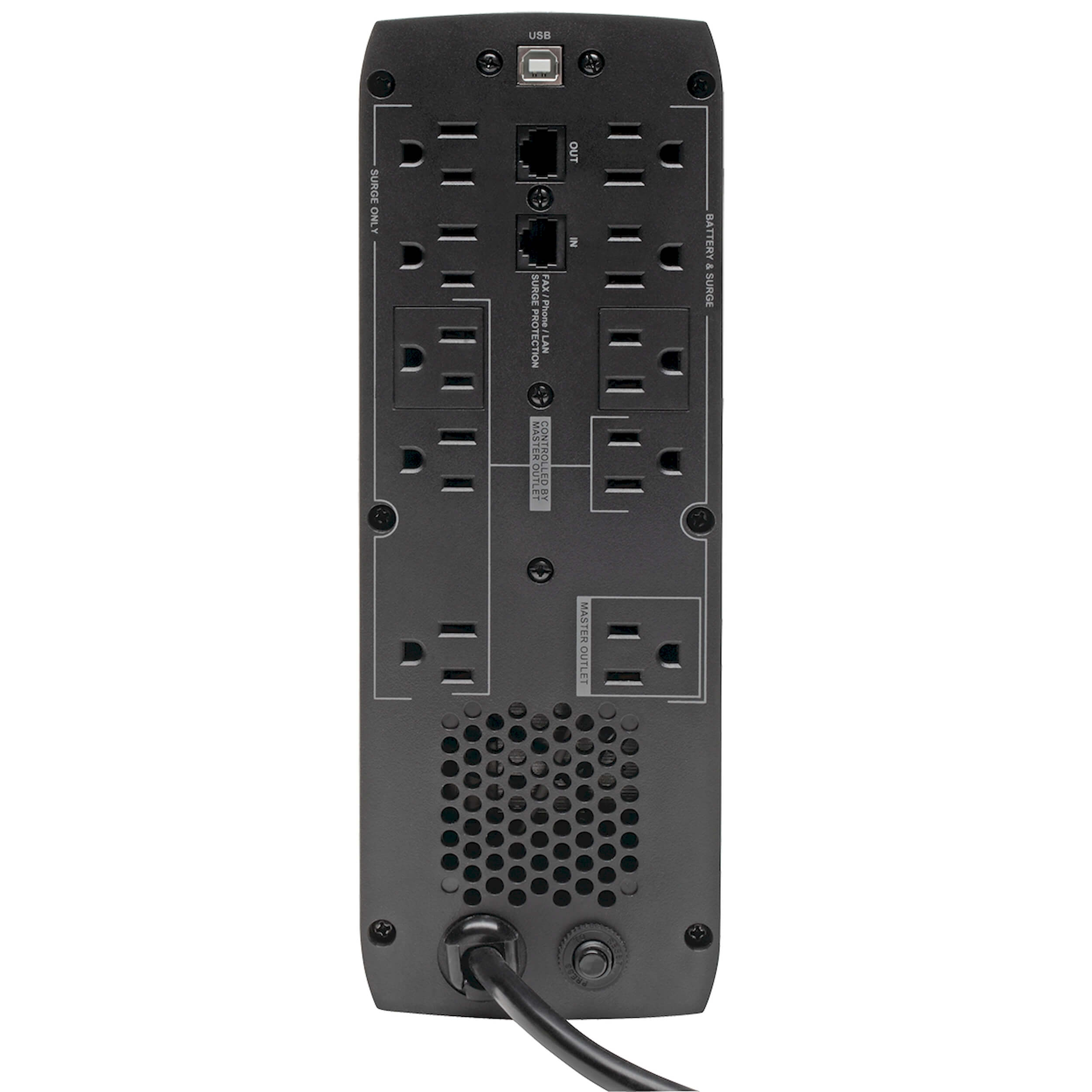 Line Interactive UPS System, USB, AVR, 10 Outlets, 1300VA | Eaton