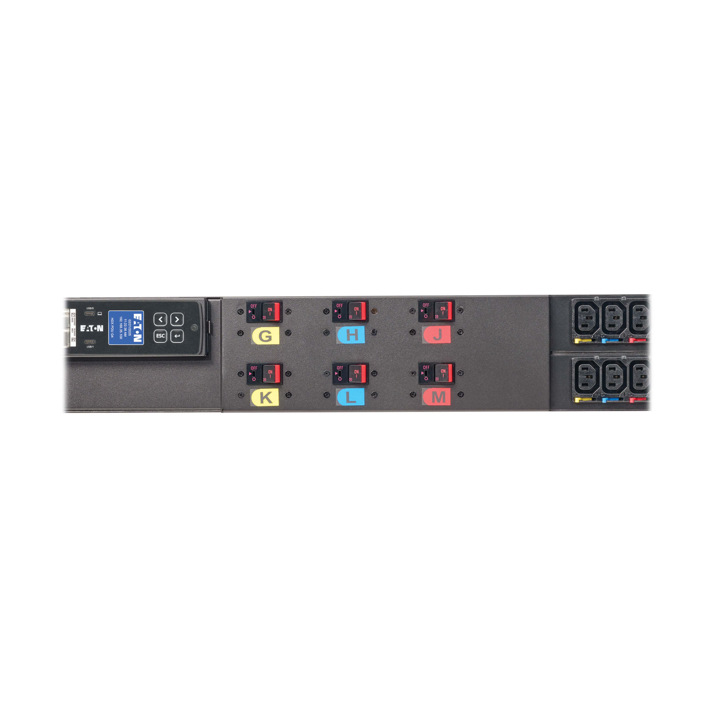 3-Phase Managed HDX PDU G4, 240/415V, 46kW, 42x C13, 12x C39, 0U | Eaton