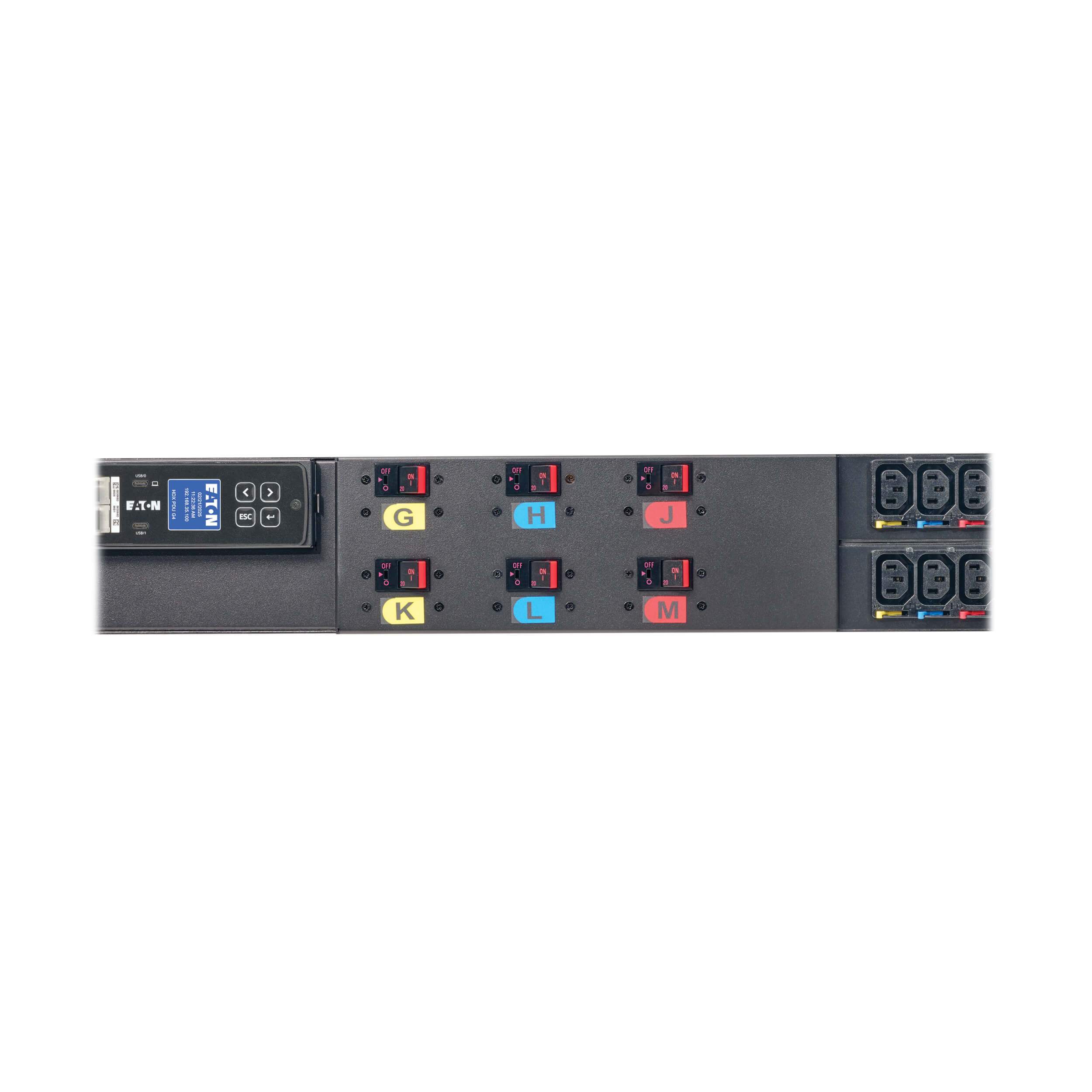 3-Phase Managed HDX PDU G4, 240/415V, 35kW, 24x C13, 24x C19, 0U | Eaton