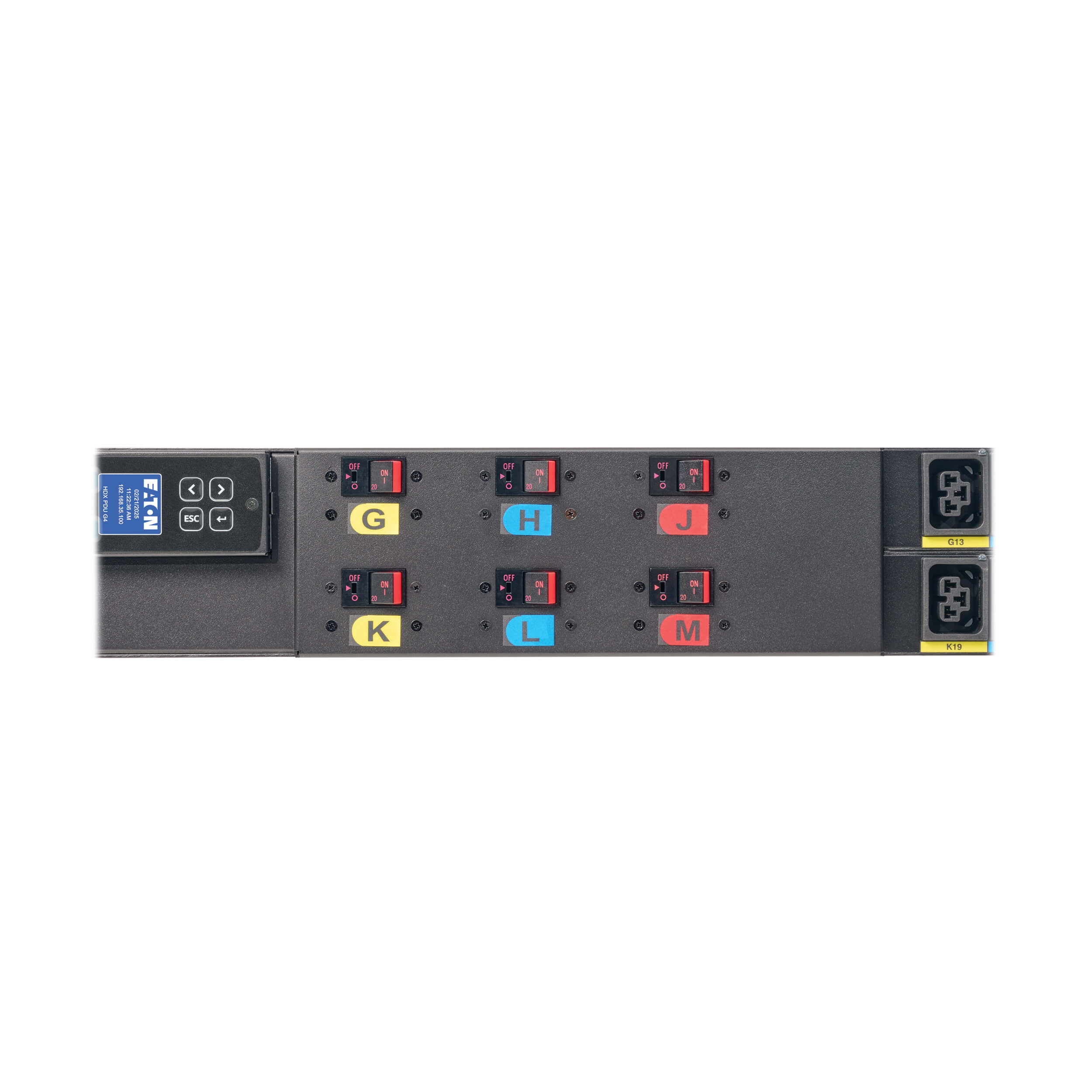3-Phase Managed HDX PDU G4, 208V, 17kW, 24 C39 Outlets, 0U | Eaton