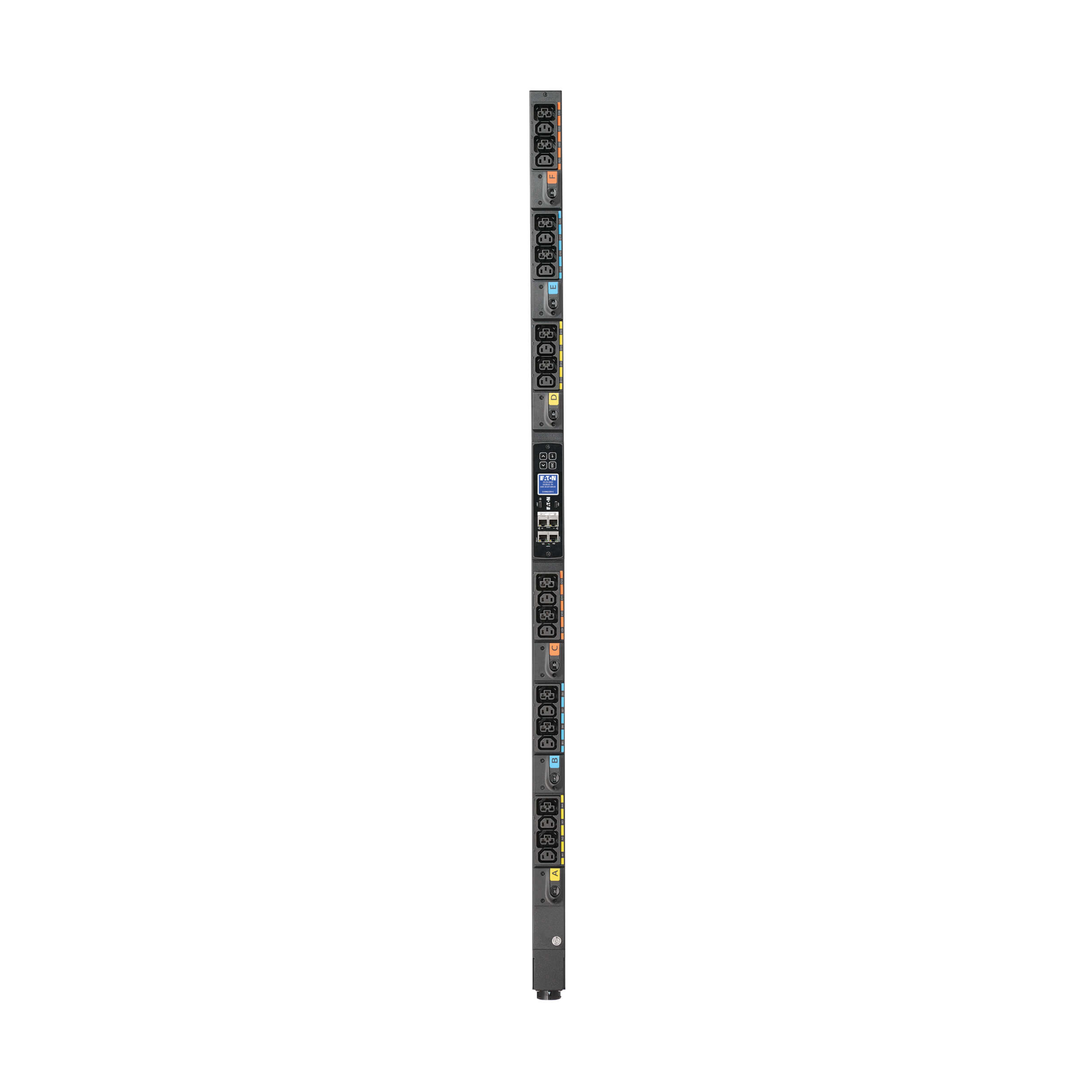 Universal-Input Managed PDU, 200V 415V, 24 Outlets, 16A to 55A, 0U | Eaton