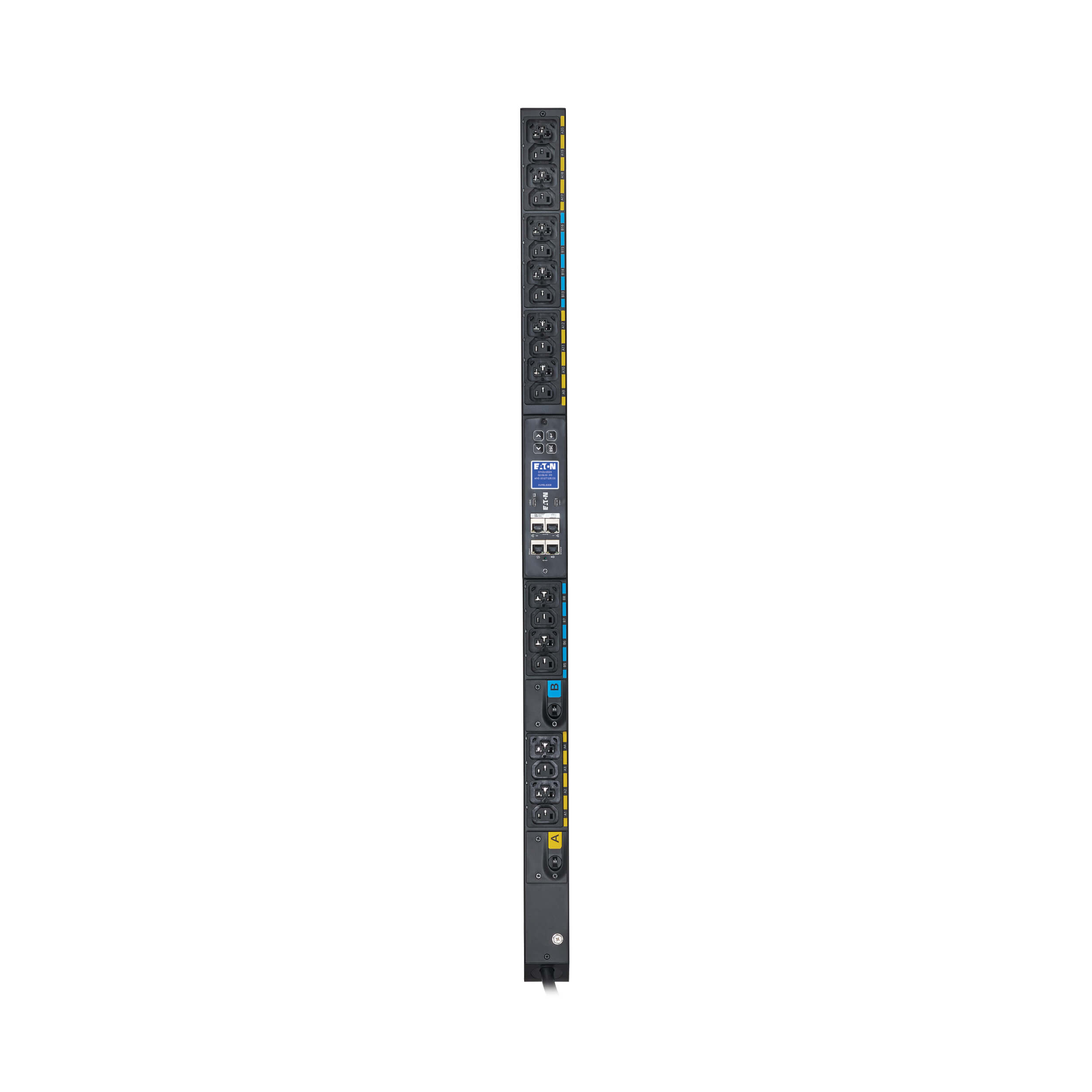Single-Phase Managed Rack PDU, 208V, 20 Outlets, L6-30P, 0U | Eaton
