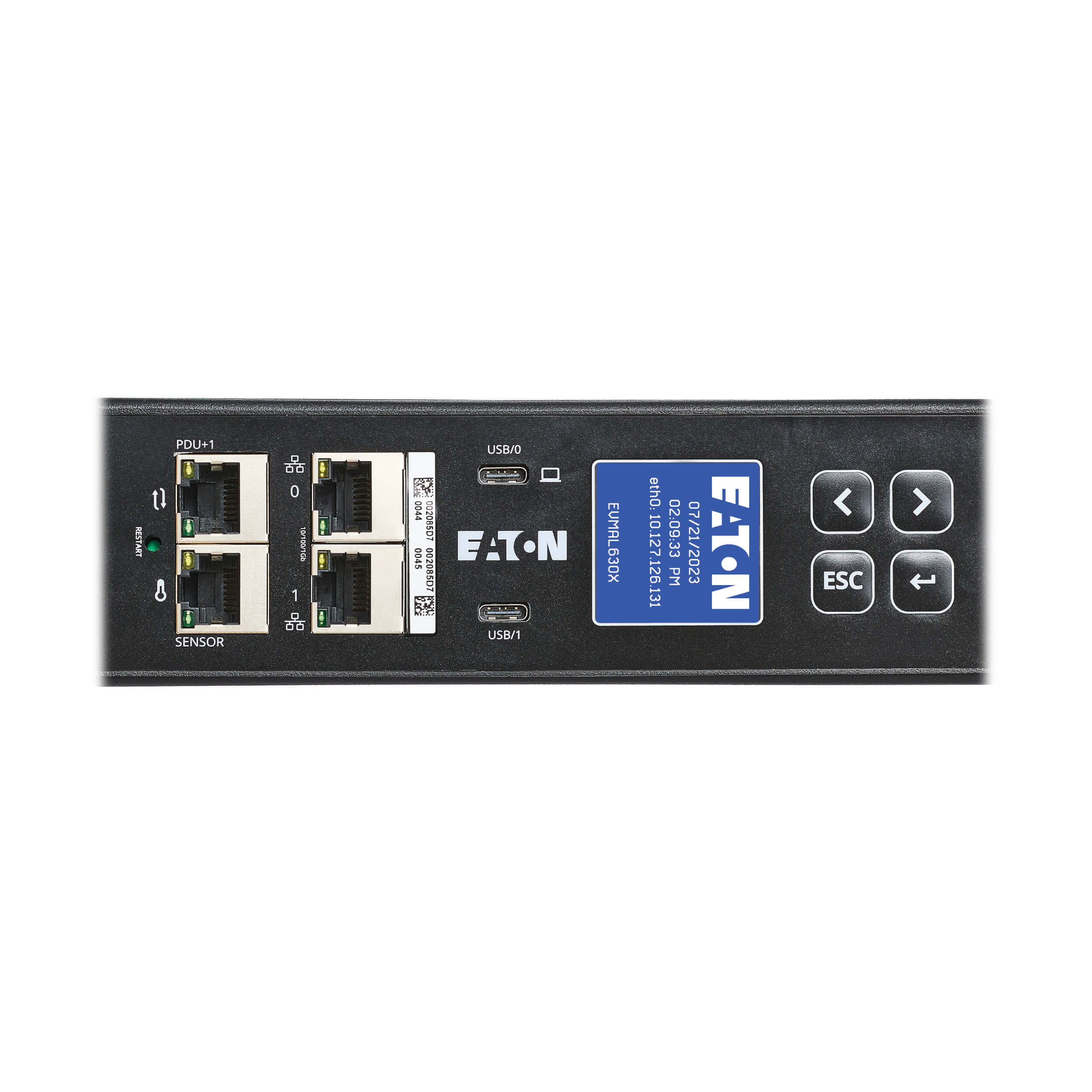 Single-Phase Managed Rack PDU, 208V, 42 Outlets, 24A, 5800W, 0U | Eaton