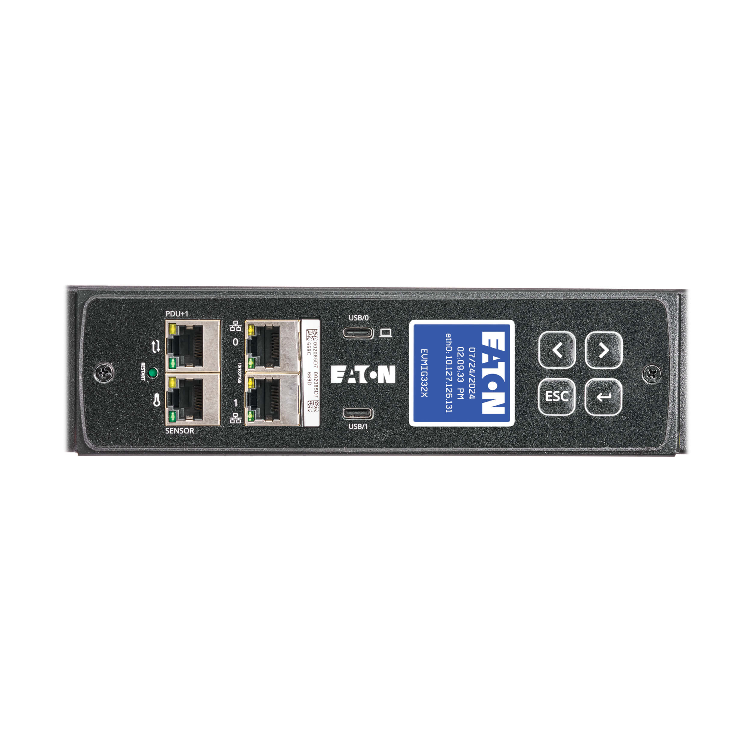 3-Phase Metered Rack PDU, 240V, 415V, 42 Outlets, 32A, 17300W, 0U | Eaton