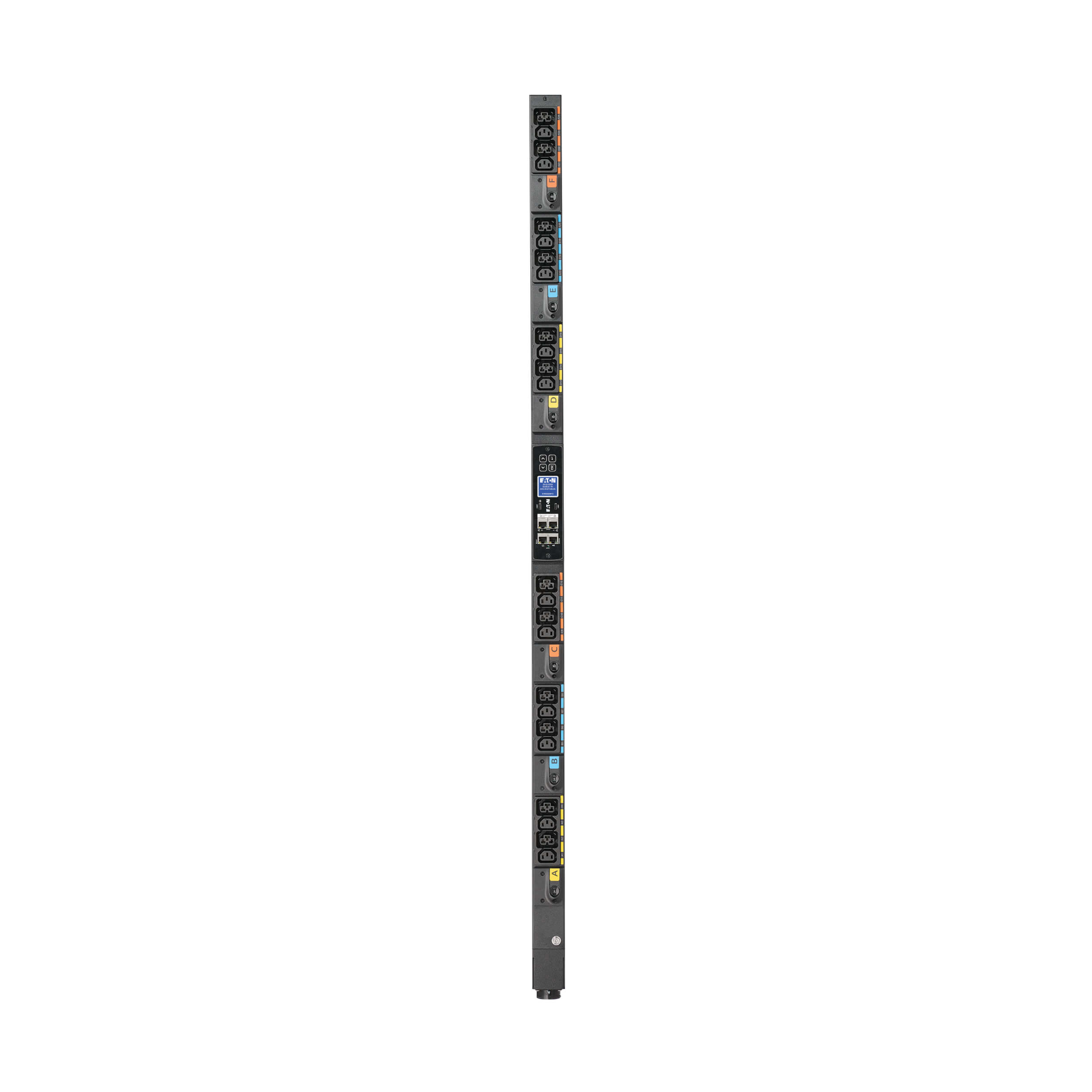 Universal-Input Metered PDU, 5kW to 23kW, 200V-415V, 24 Outlets, End ...