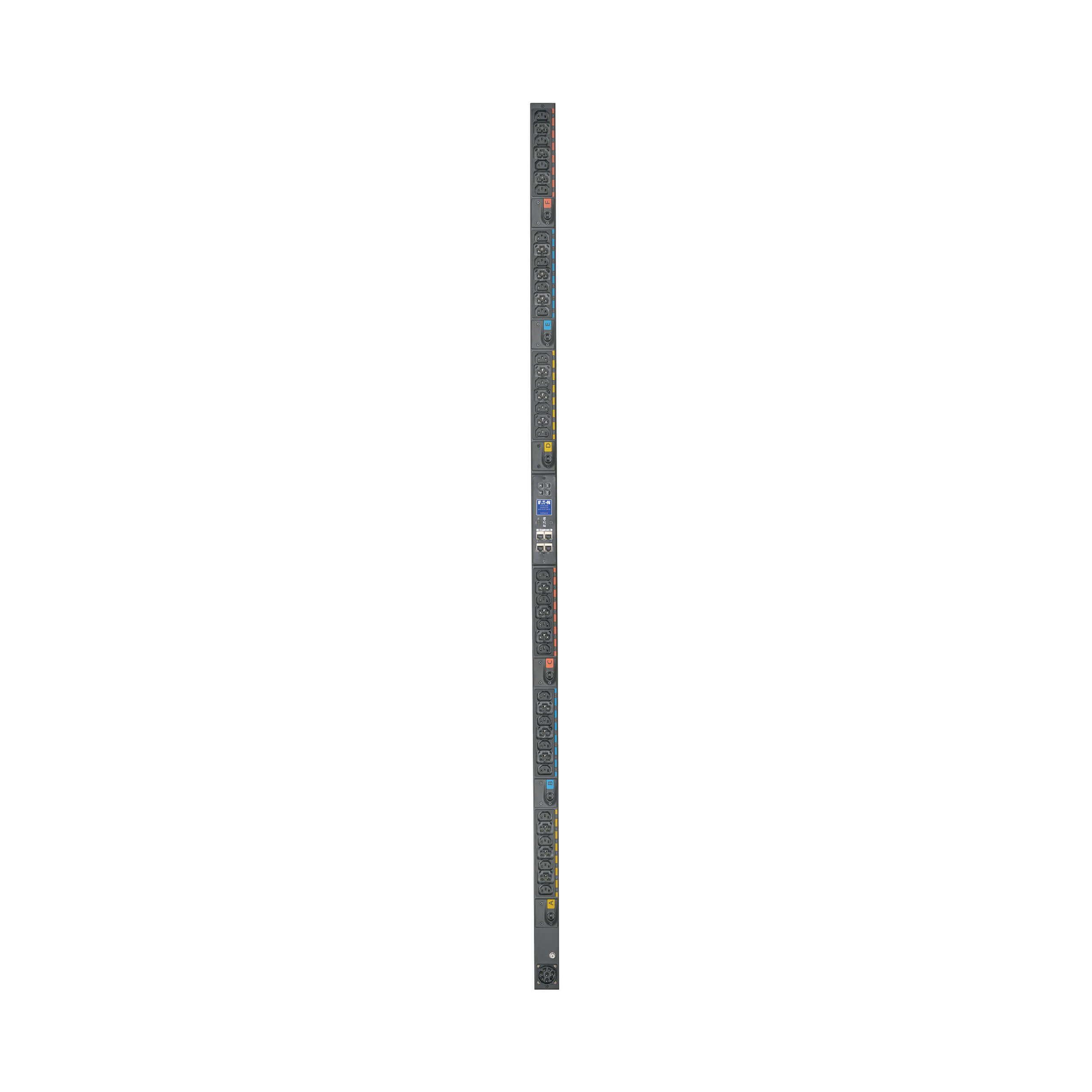 Universal-Input Metered PDU, 5k to 23kW, 200V-415V, 42 Outlets, 0U | Eaton