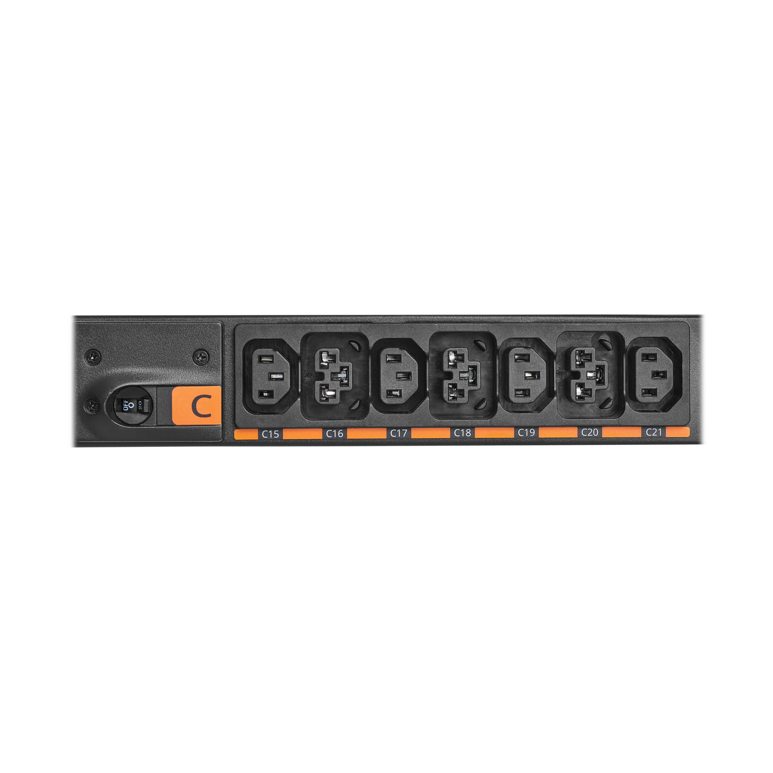 Universal-Input Metered PDU, 5k to 23kW, 200V-415V, 42 Outlets, 0U | Eaton