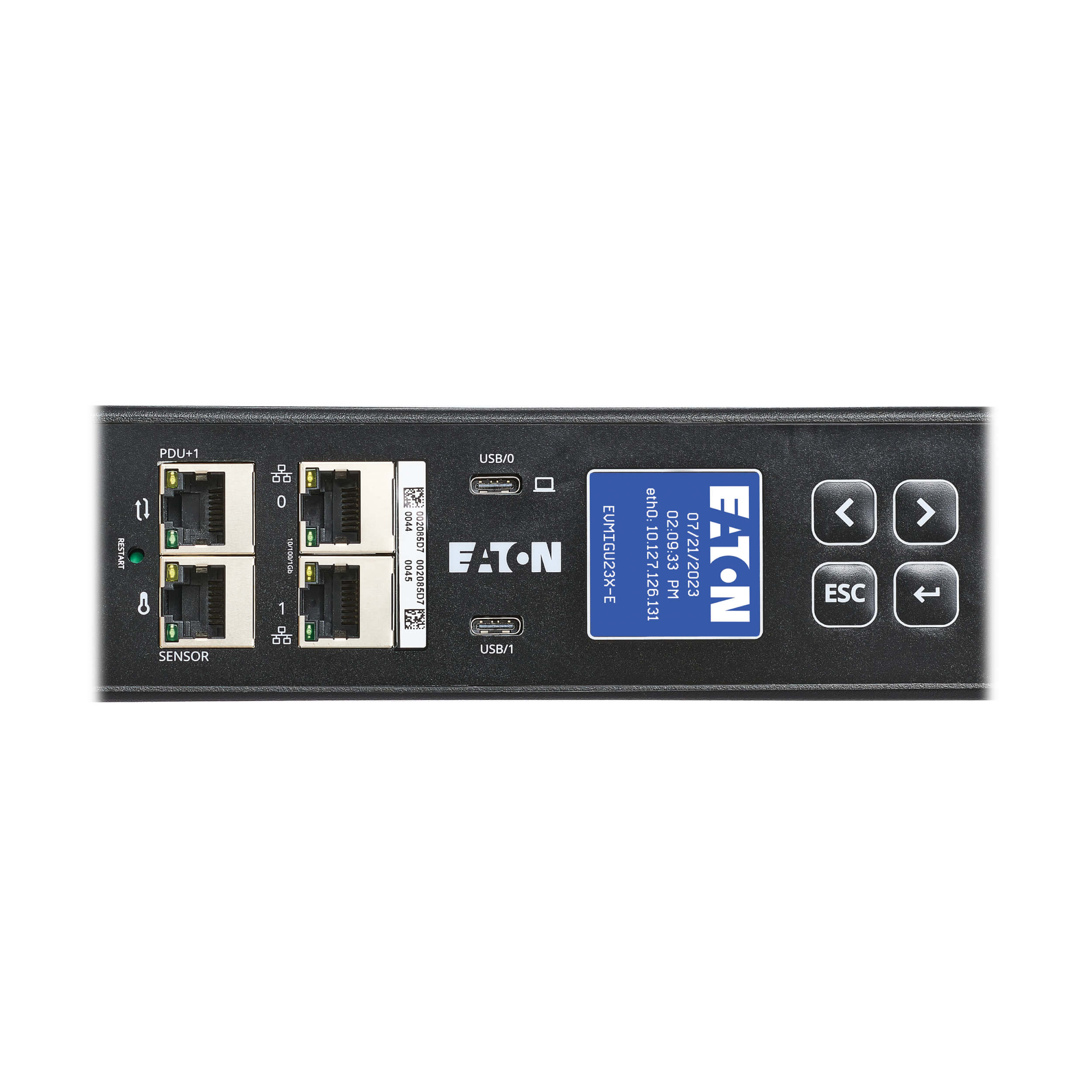 Universal-Input Metered PDU, 5kW to 23kW, 42 Outlets, End-Entry Input ...
