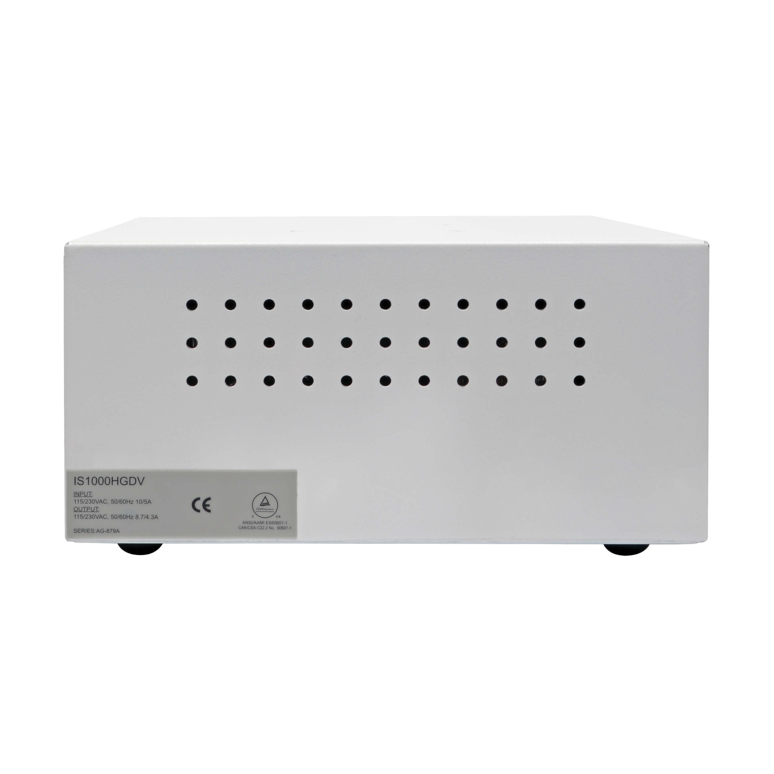 Hospital-Grade Isolation Transformer, 1000W, 8 Outlet, C14/C13 | Eaton