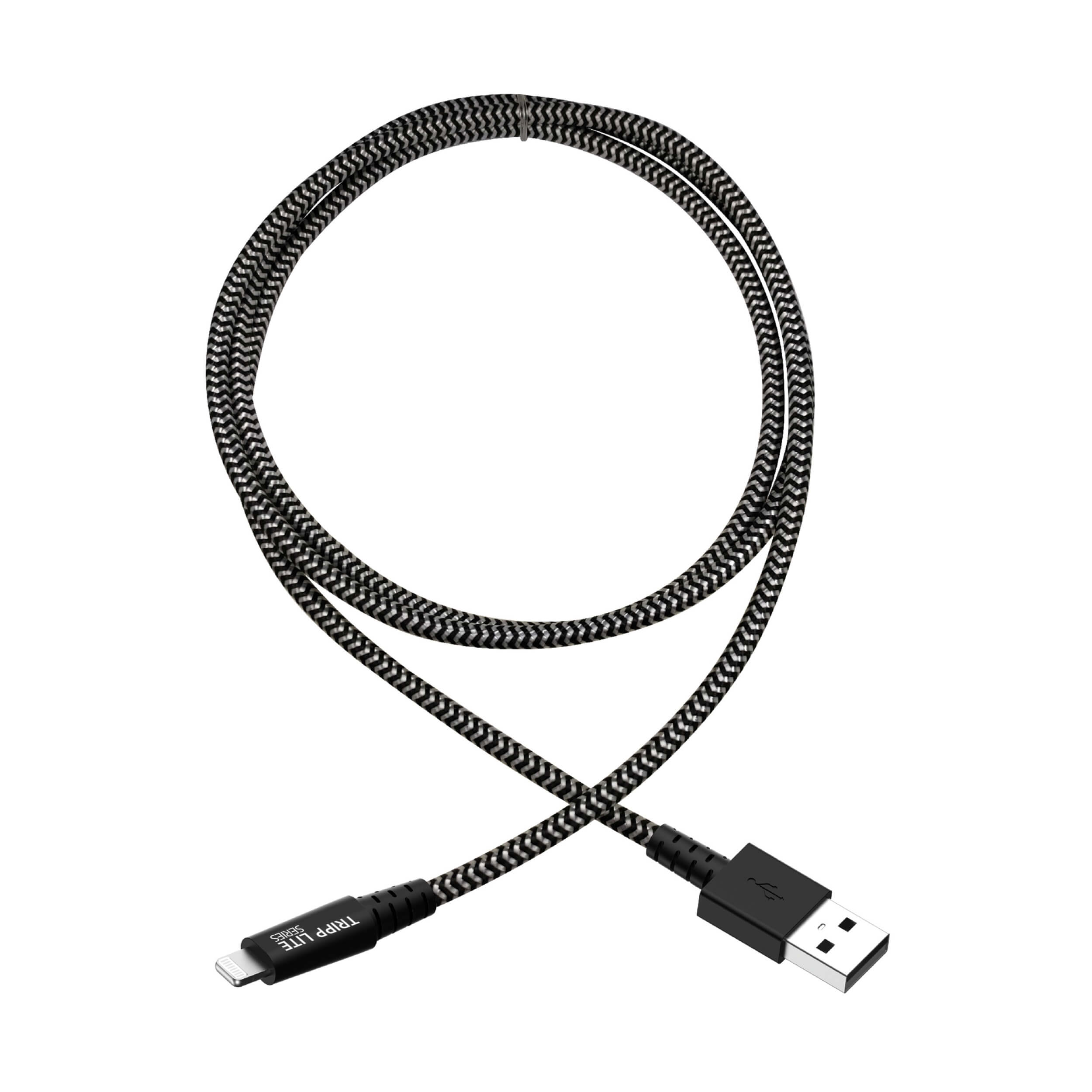 Heavy-Duty USB-A to Lightning Sync/Charge Cable, MFi Certified - M/M ...