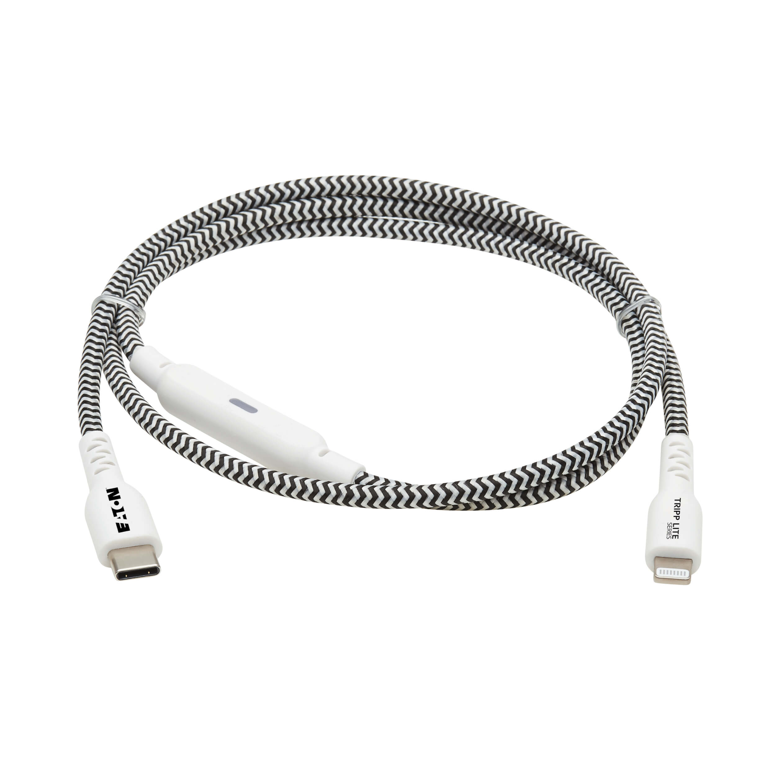 Heavy-Duty USB-C to Lightning Cable, MFi Certified, 3ft | Eaton