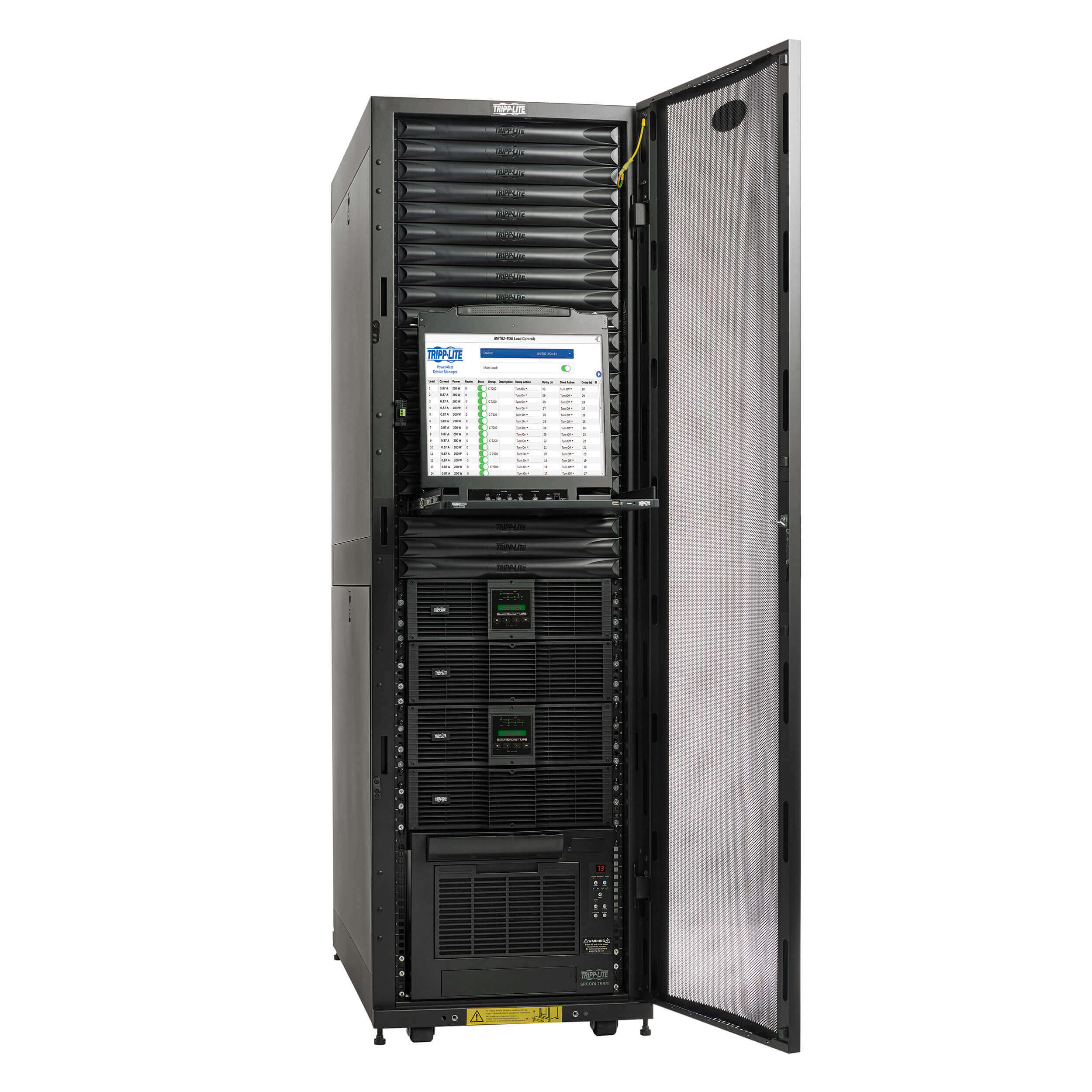 Micro Data Center - 38U, 6kVA UPS System, Network Mgt | Eaton