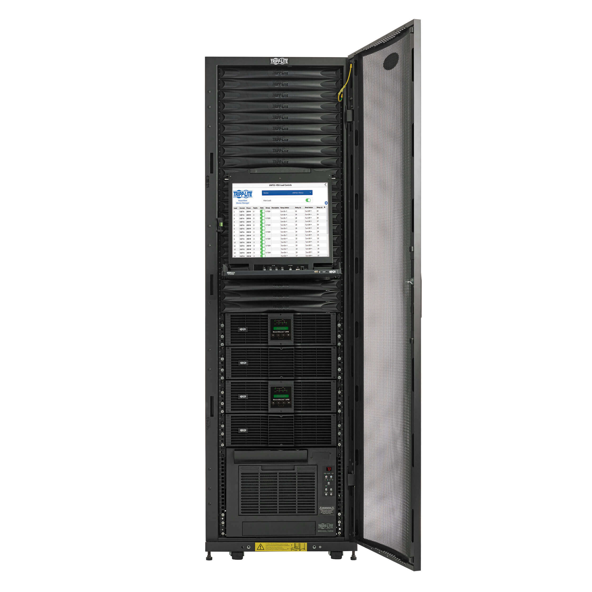 Micro Data Center - 38U, 6kVA UPS System, Network Mgt | Eaton