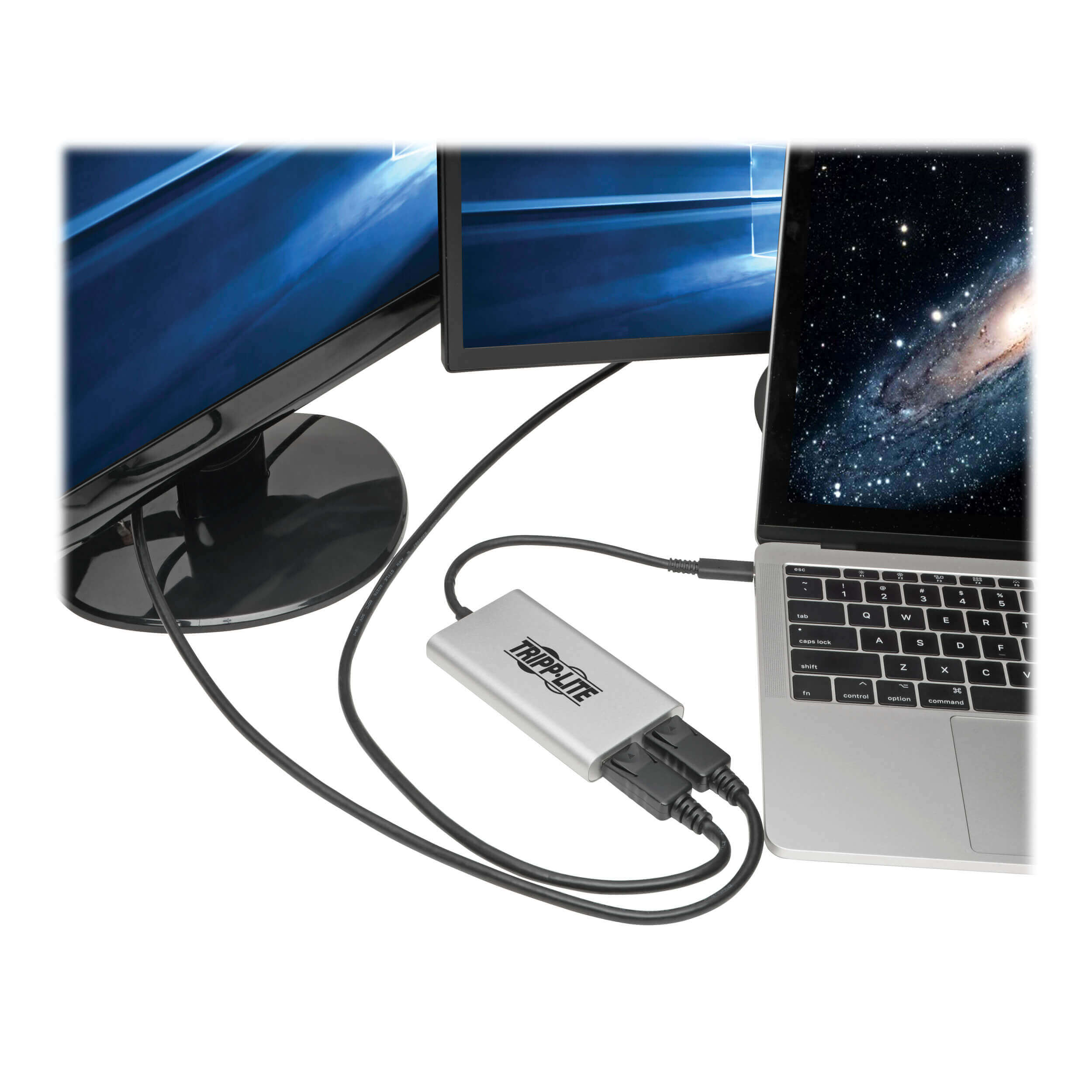 Thunderbolt 3 to DisplayPort DP - Dual Monitor, 4K/5K, 60 Hz | Eaton