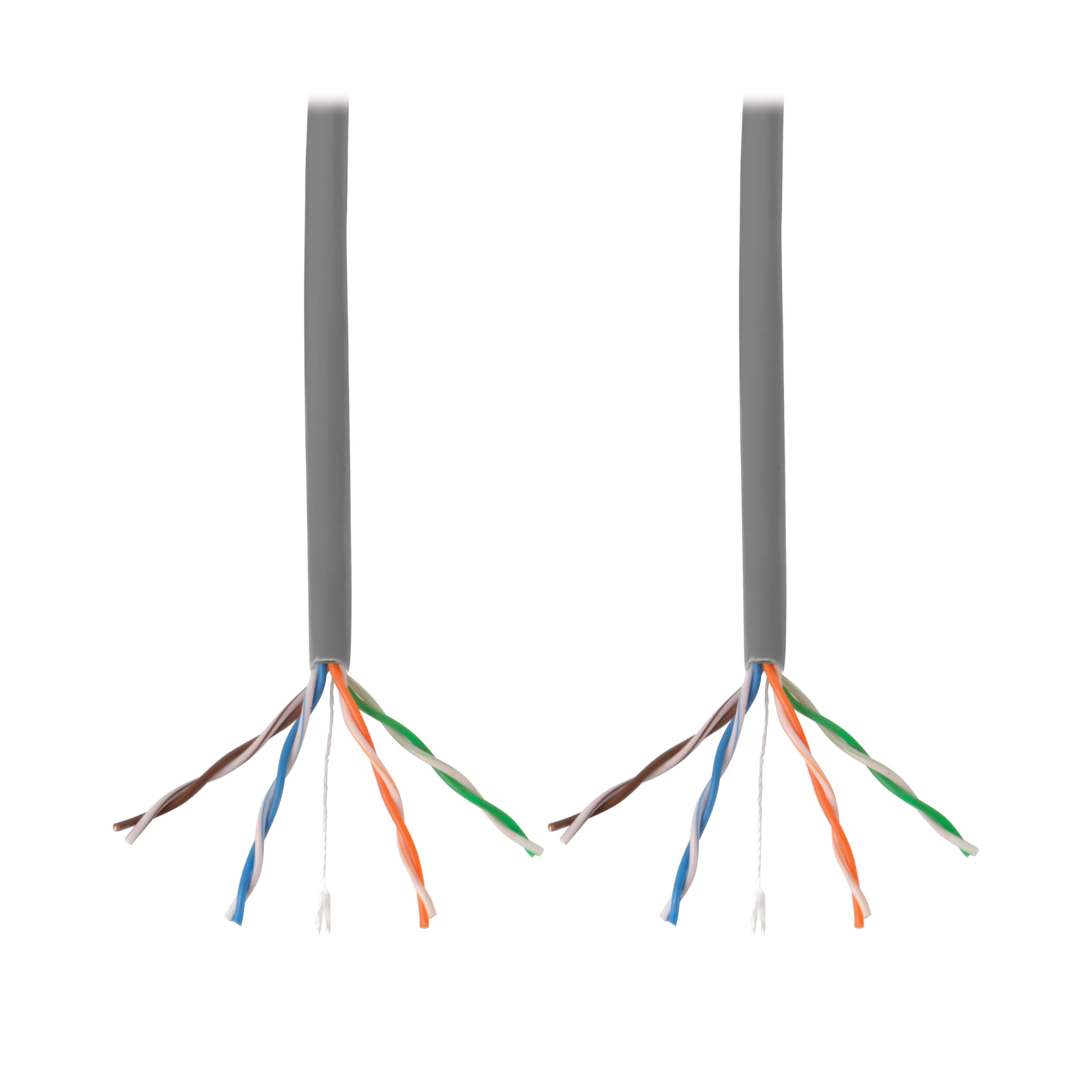 Cat5e Solid-Core PVC Bulk Ethernet Cable, Gray, 1000-ft | Eaton