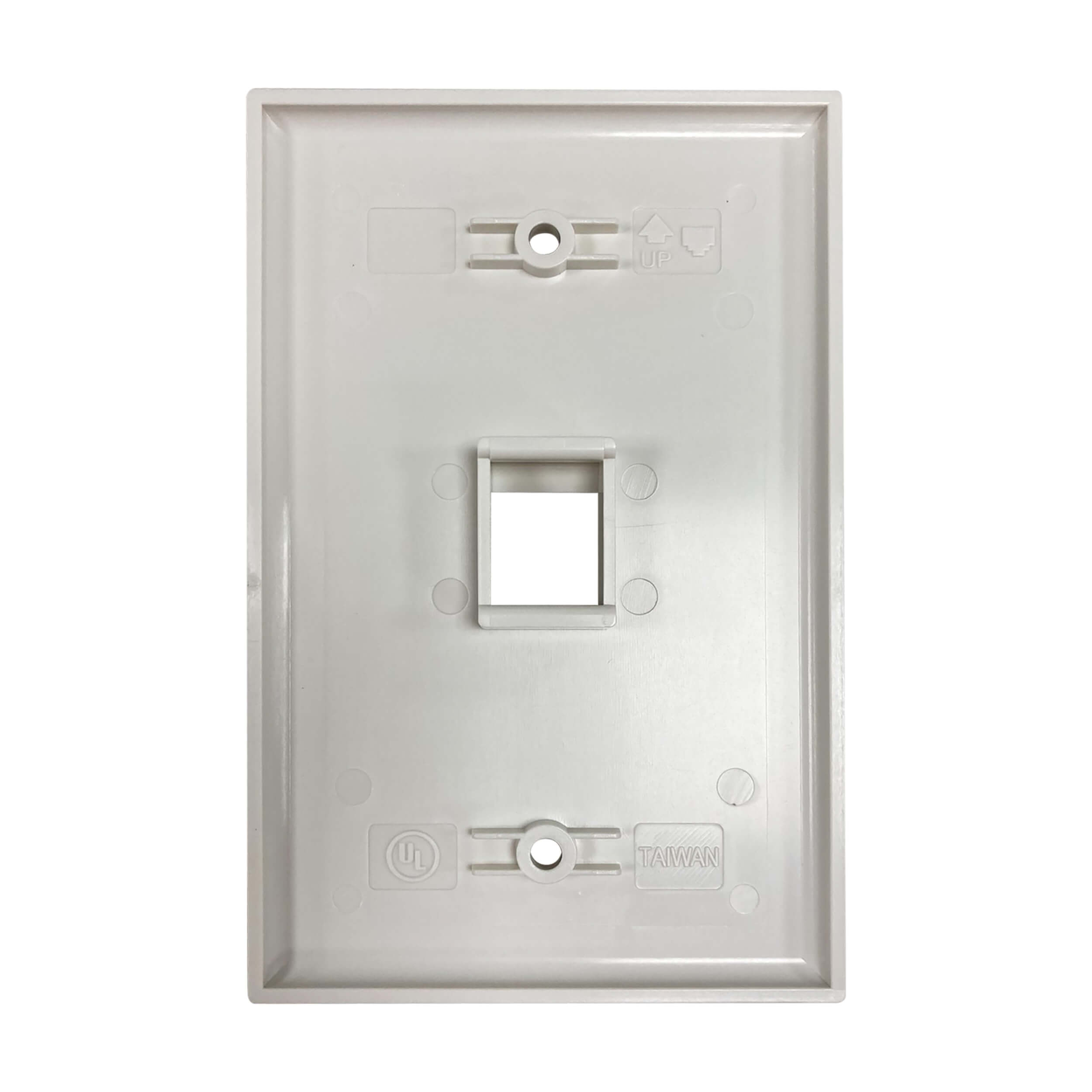 1-Port Insert for Faceplate, Antibacterial, Matte Ivory | Eaton