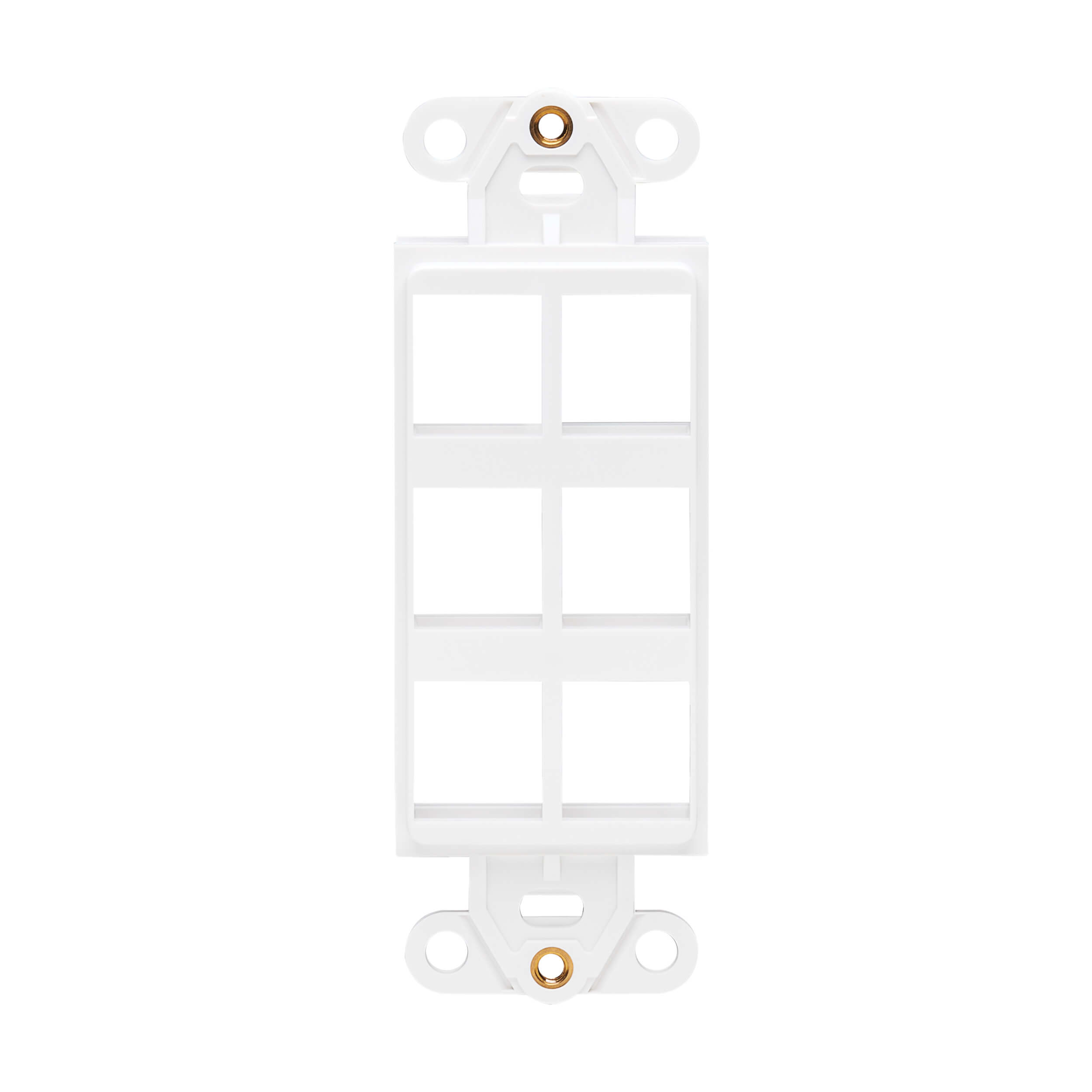Insert for Decora Style Faceplate, 6 Port | Eaton