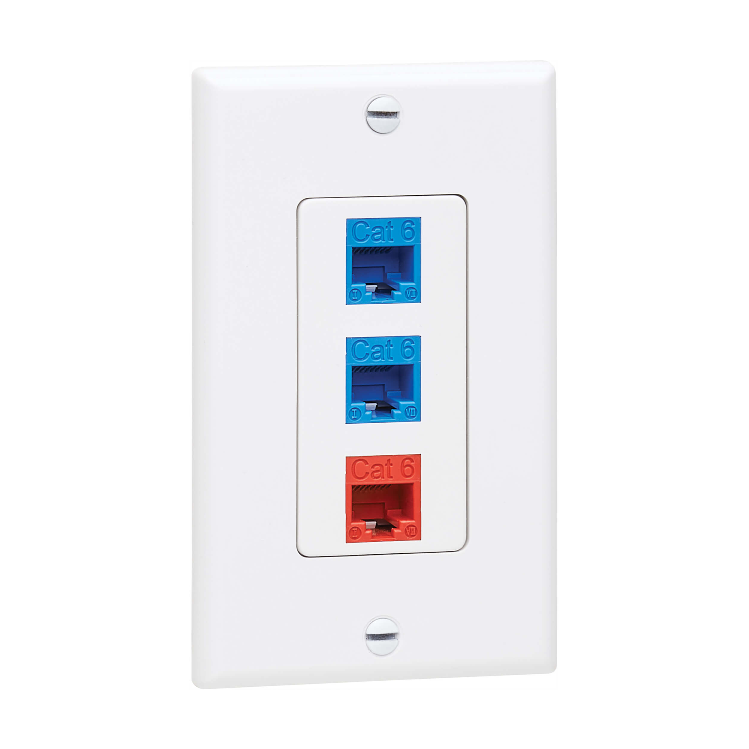 Decora Style Single-Gang Faceplate, White | Eaton