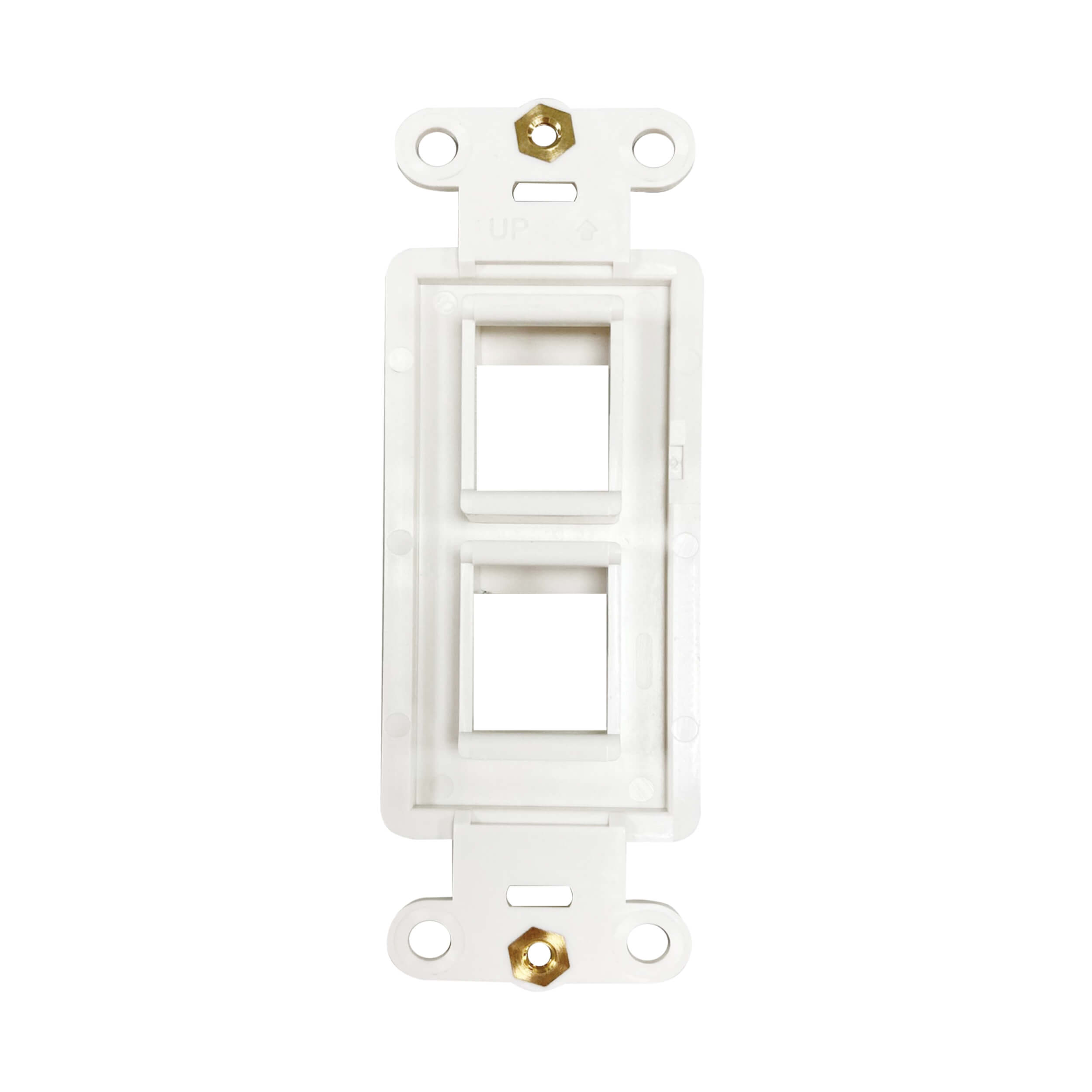 2-Port Decora Insert for Faceplate, Antibacterial, Vertical, Ivory | Eaton