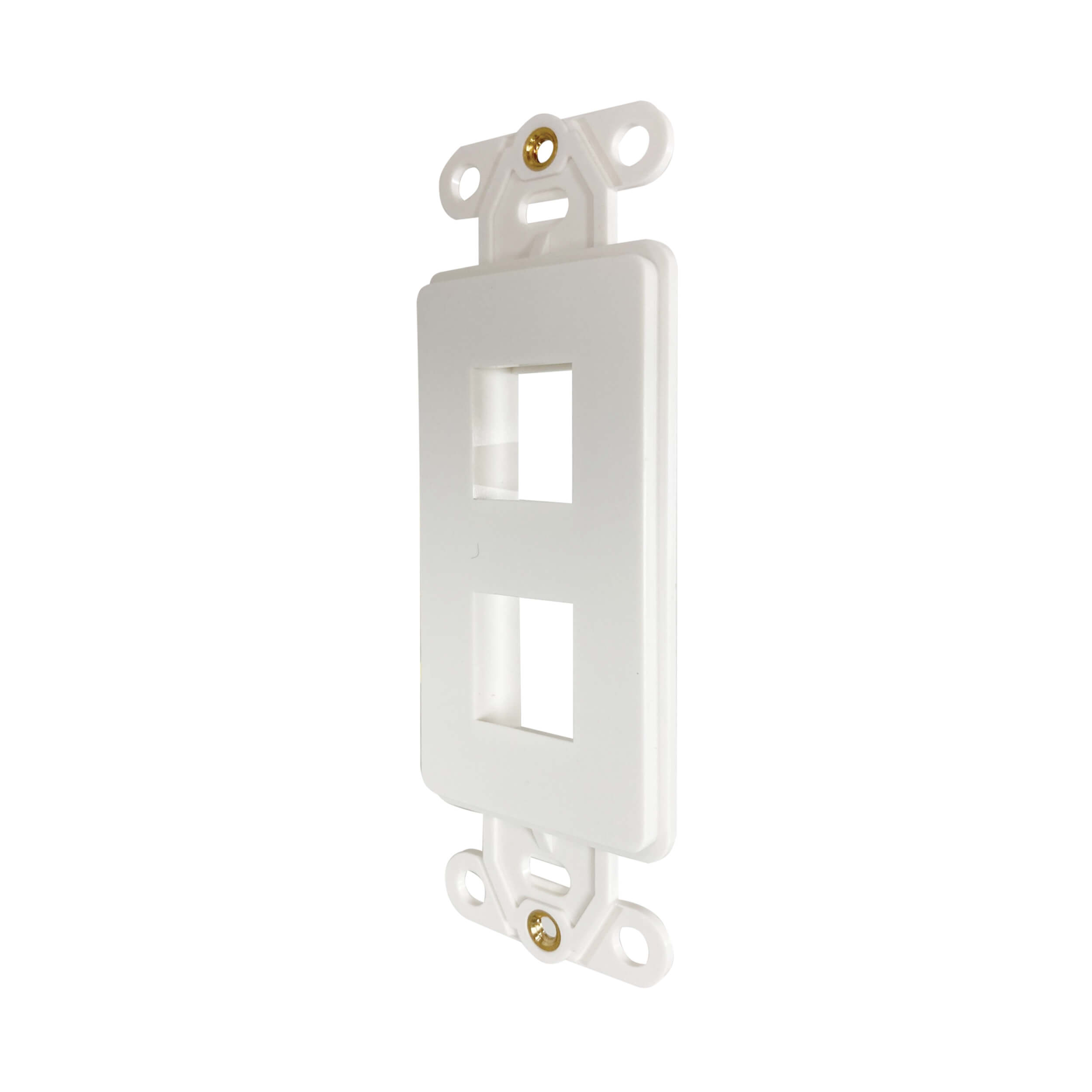 2-Port Decora Insert for Faceplate, Antibacterial, Vertical, Ivory | Eaton