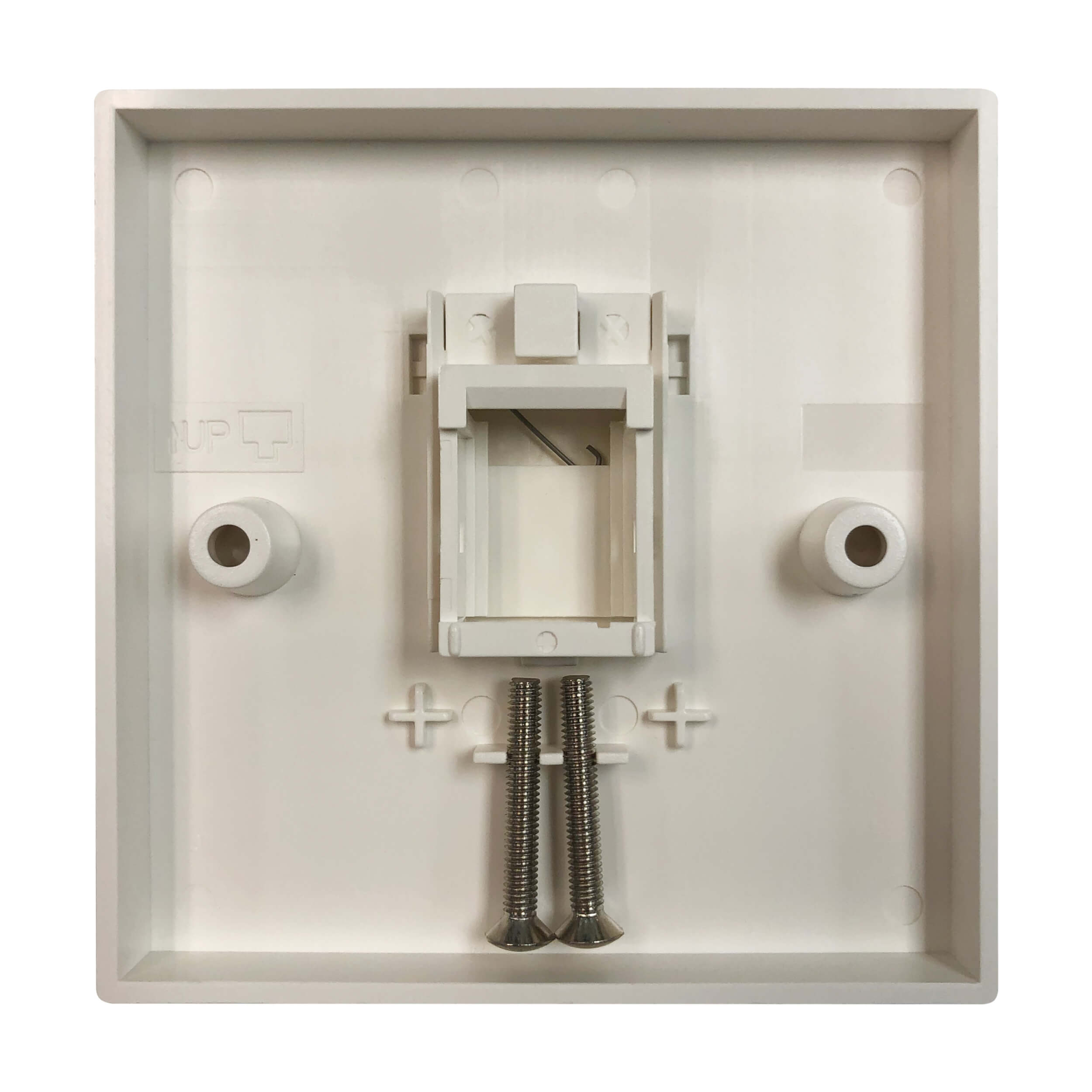 1-Port UK-Style Keystone Wall Plate with Unloaded Shuttered Module ...