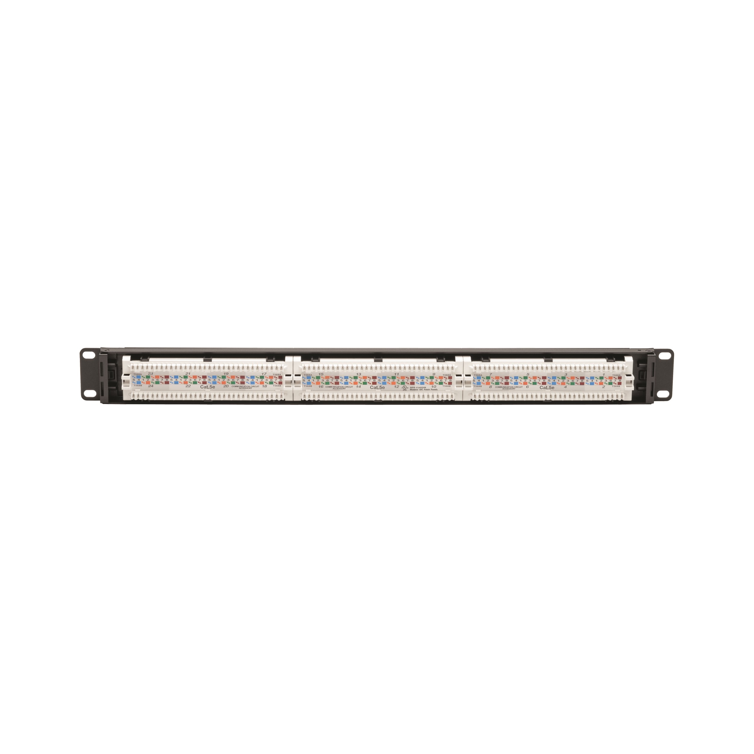 24-Port Patch Panel, PoE, Cat5e, 1U, TAA | Eaton