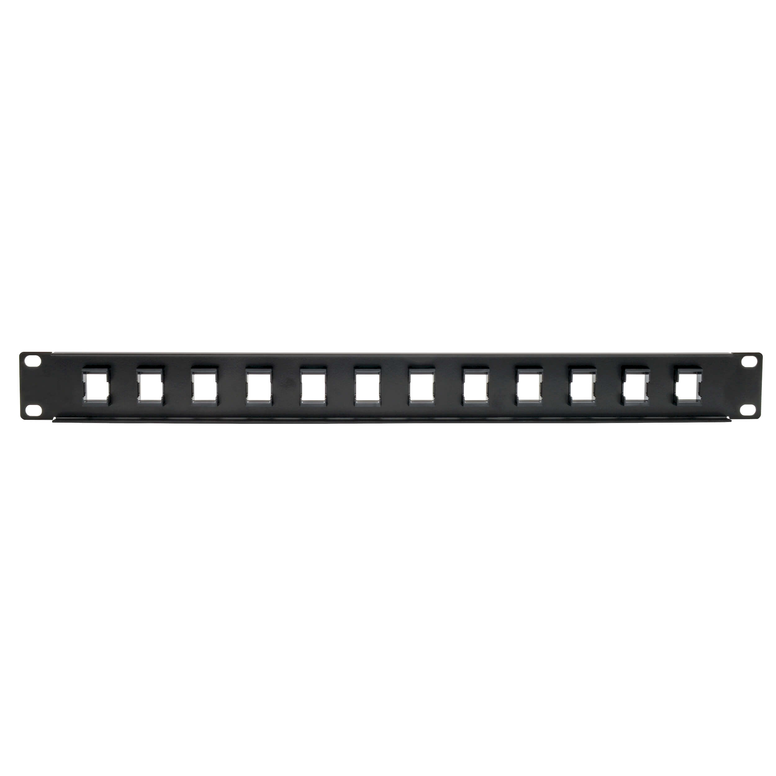 12-Port Rack-Mount Unshielded Blank Keystone Patch Panel | Eaton