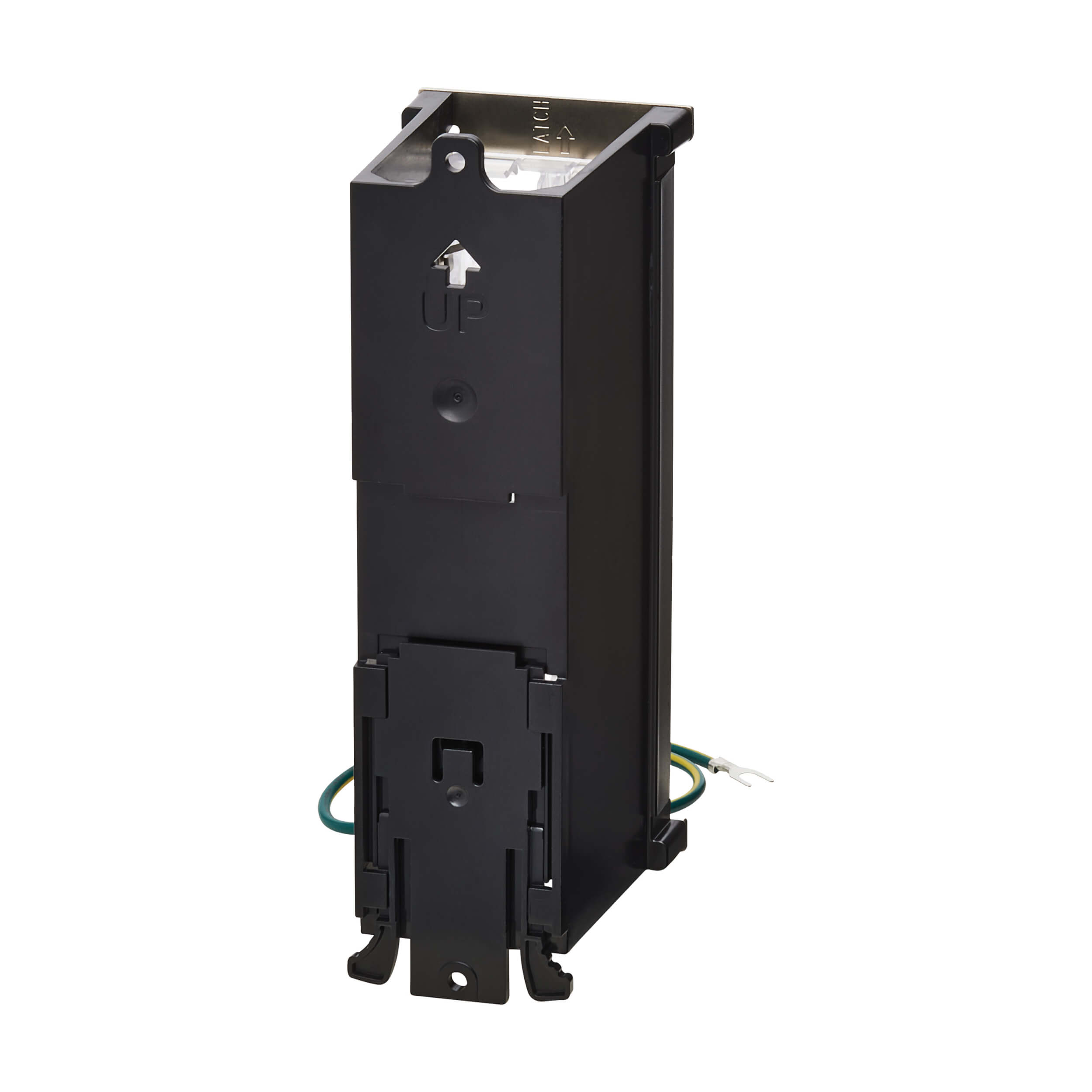 8-Port DIN-Rail Mounting Keystone Patch Panel, Grounding, Metal | Eaton