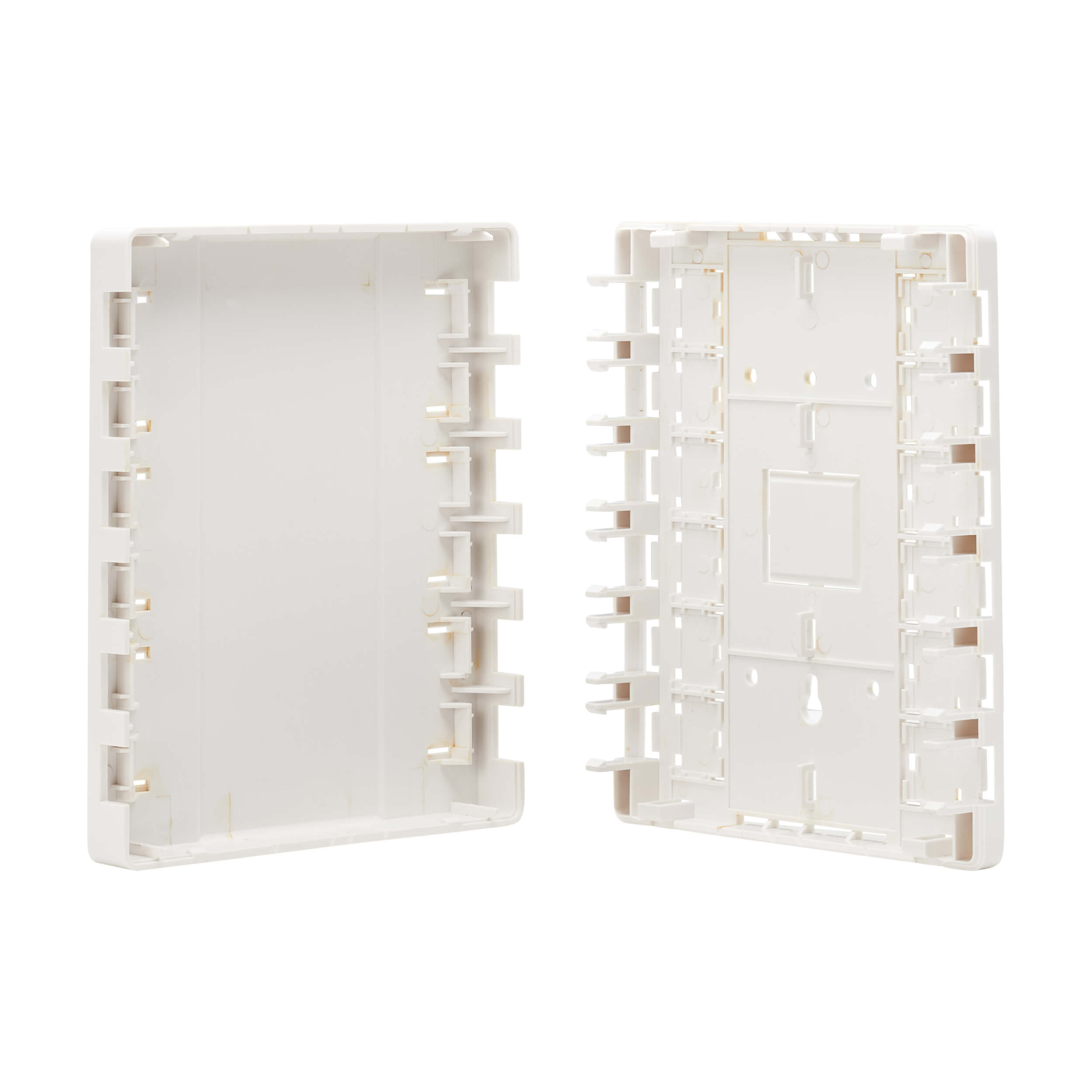 12-Port Surface-Mount Box for Keystone Jacks, White | Eaton