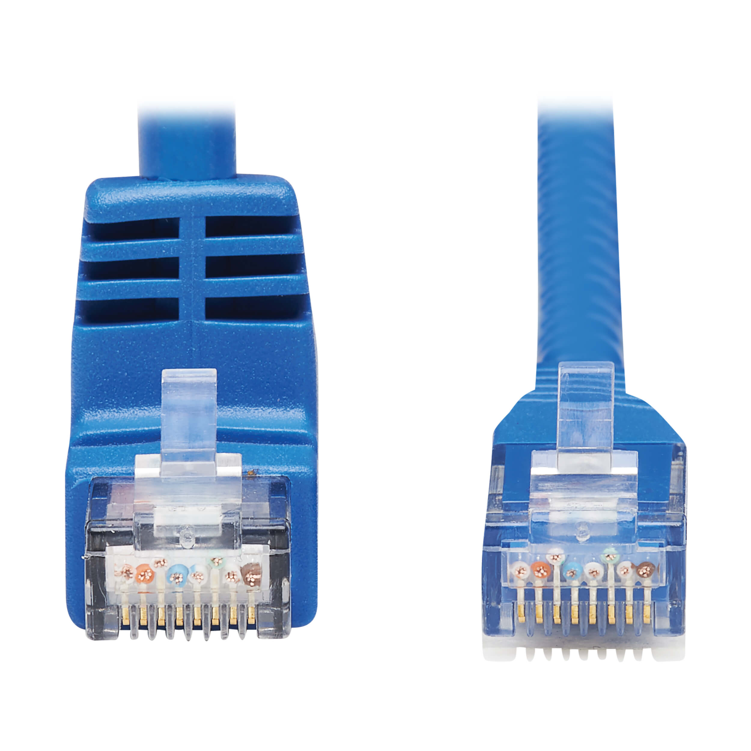 Down Angle Cat6 Gigabit Molded UTP Ethernet Cable (RJ45 Right Angle ...