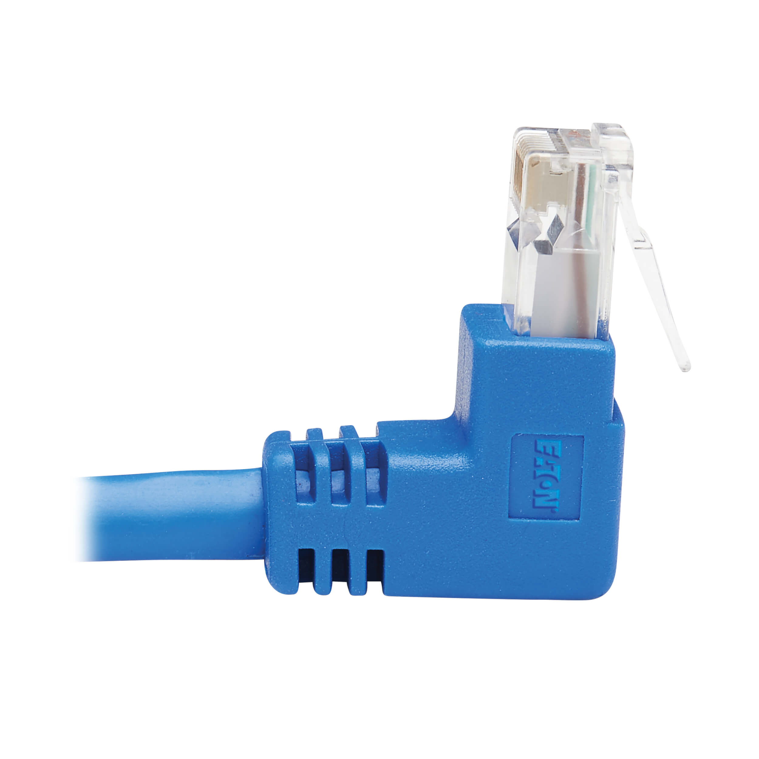 Up Angle Cat6 Gigabit Molded UTP Ethernet Cable (RJ45 Right Angle Up M ...