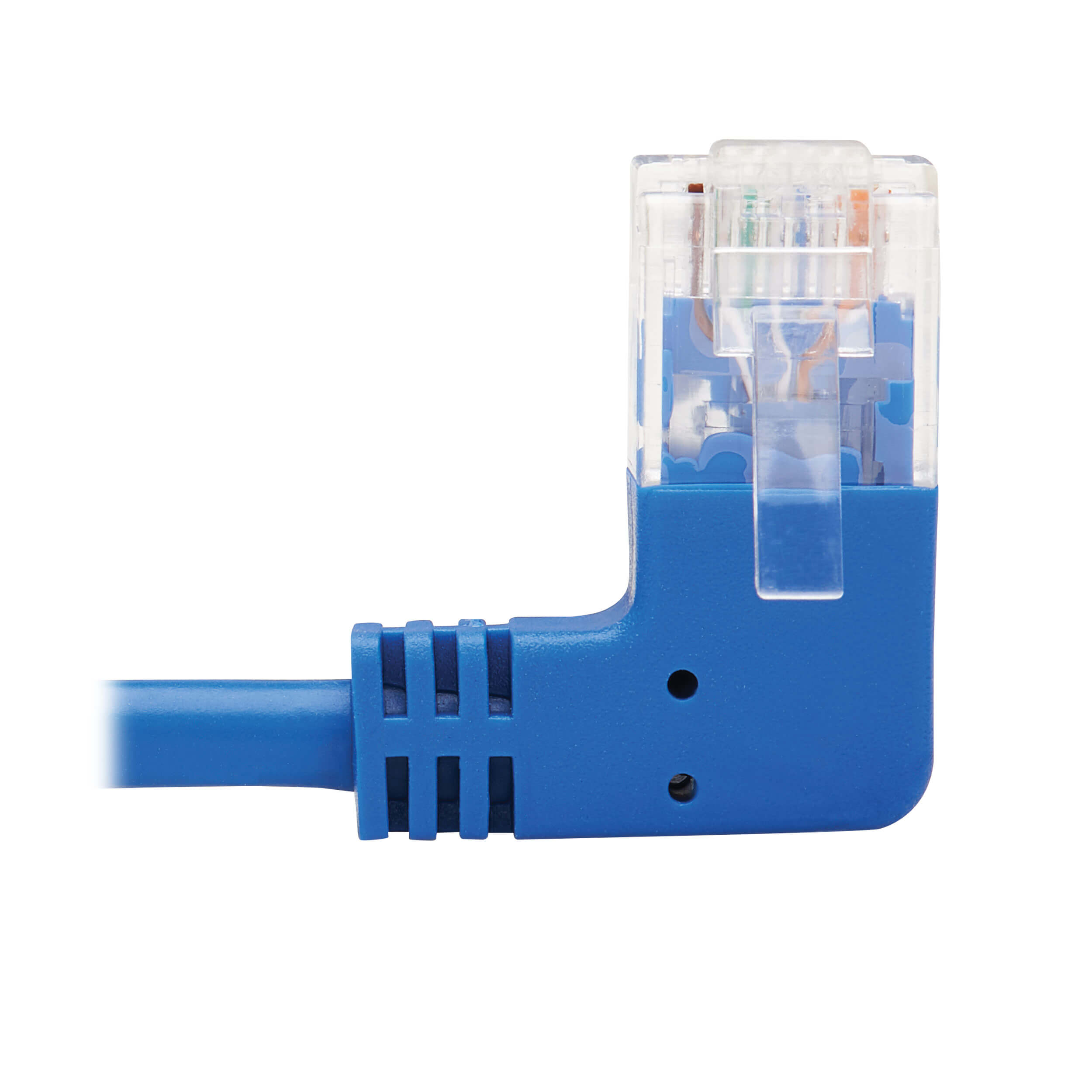 Right Angle Cat6 Gigabit Molded Slim UTP Ethernet Cable (RJ45 Right ...