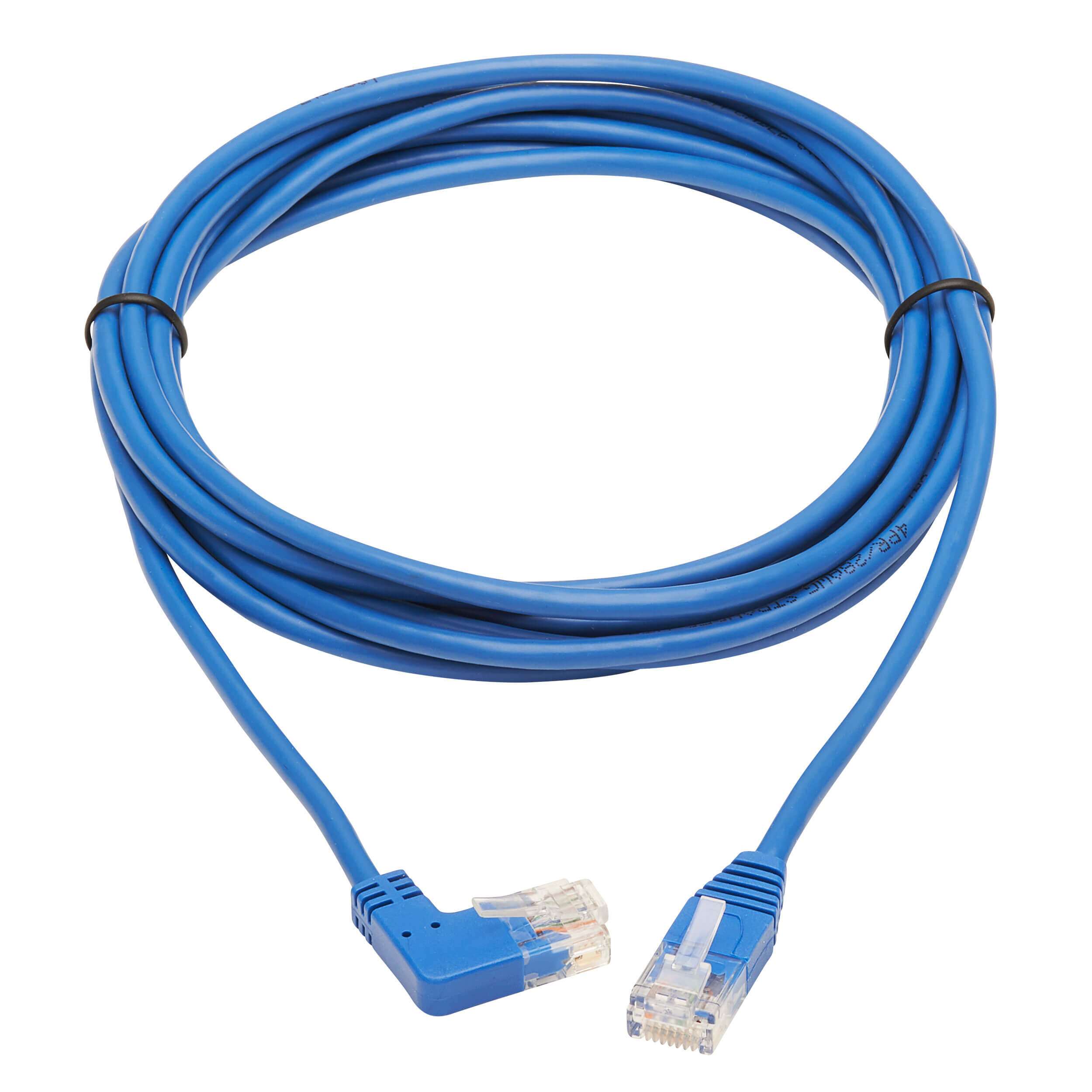 Right Angle Cat6 Gigabit Molded Slim UTP Ethernet Cable (RJ45 Right ...