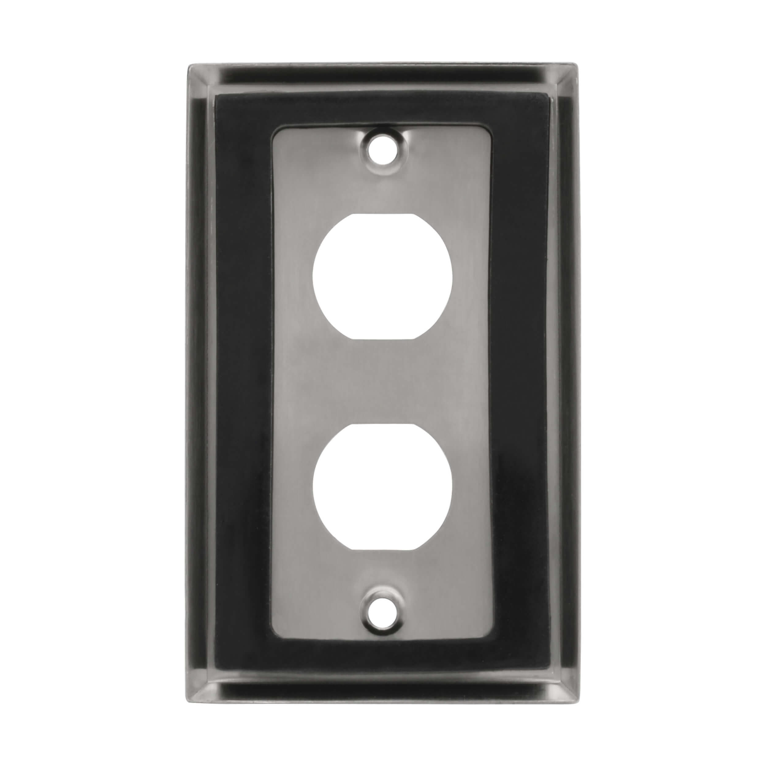 Bulkhead Wall Plate, 2 Cutout, Industrial, Metal | Eaton